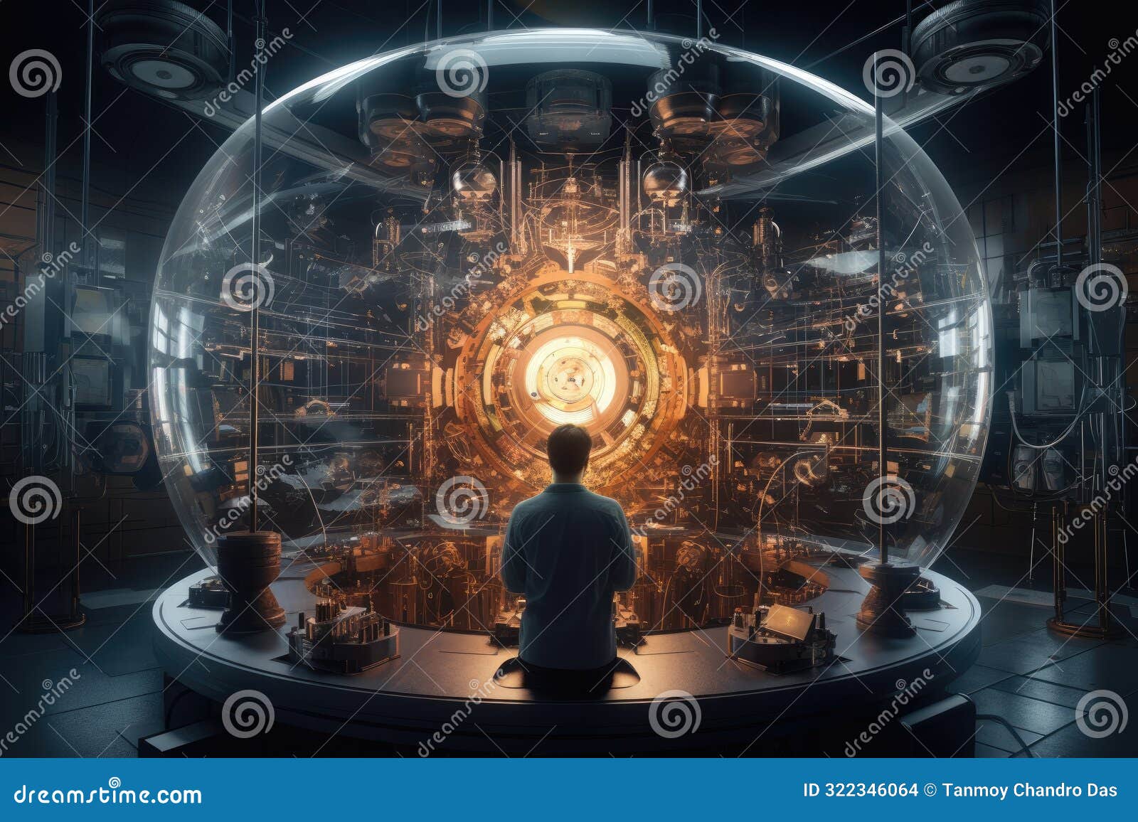 Sophisticated Quantum Computing Laboratory with Intricate Machinery and Futuristic User ...