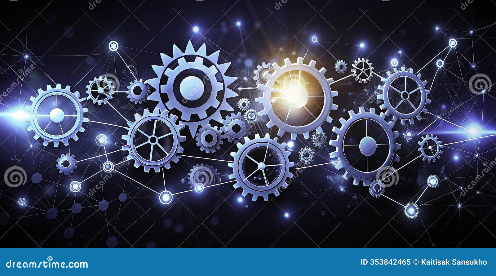 Sophisticated Silhouette Business Process Automation Workflow Diagram a ...