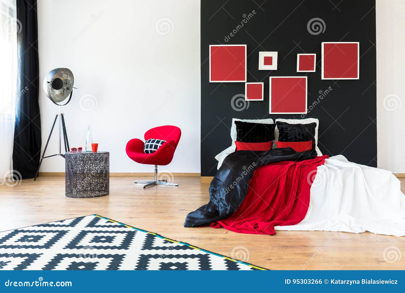 Sophisticated Studio for Woman Stock Photo - Image of simple, artworks ...