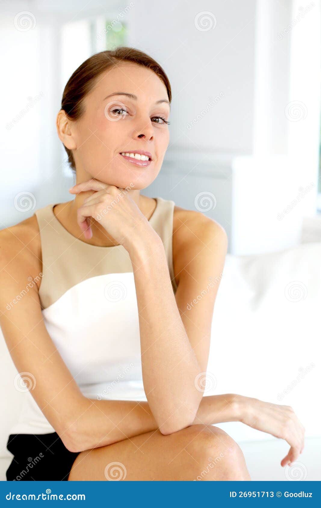 Sophisticated woman stock image. Image of glamourous - 26951713
