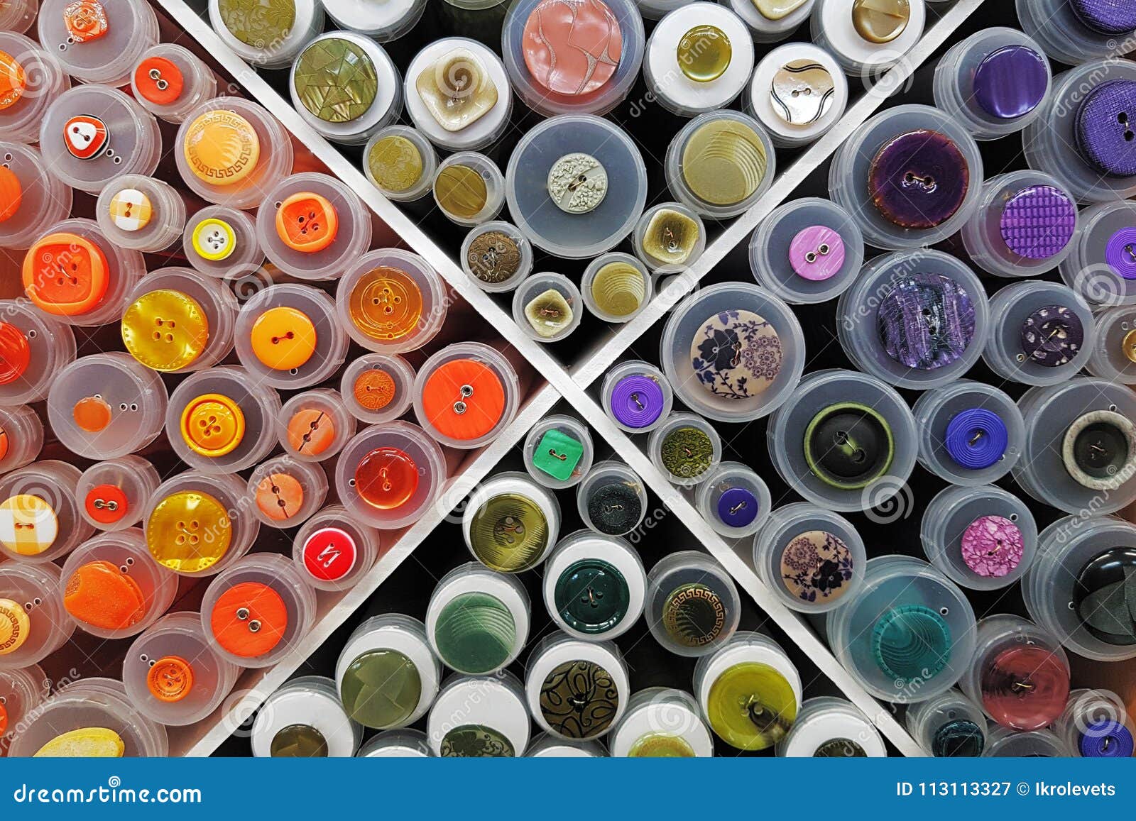 Soporte Con Las Muestras De Botones, Imagen de archivo - Imagen de ...