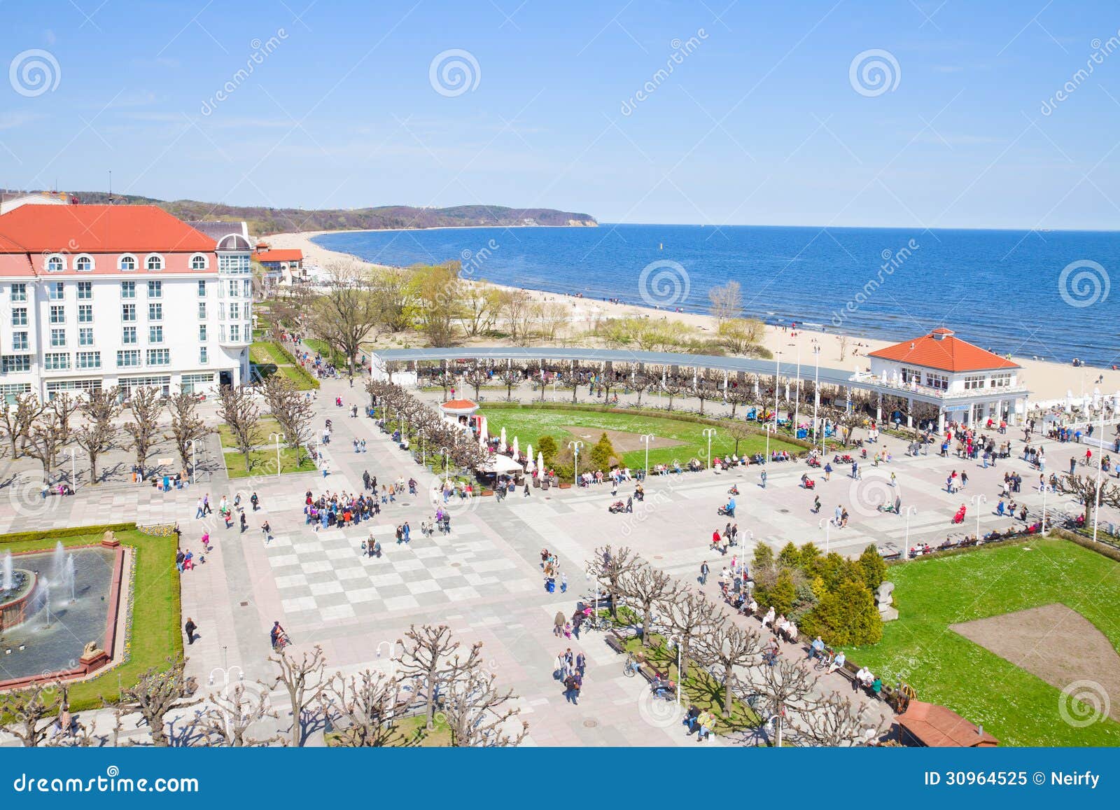Sopot and Baltic sea coast stock image. Image of baltic - 30964525