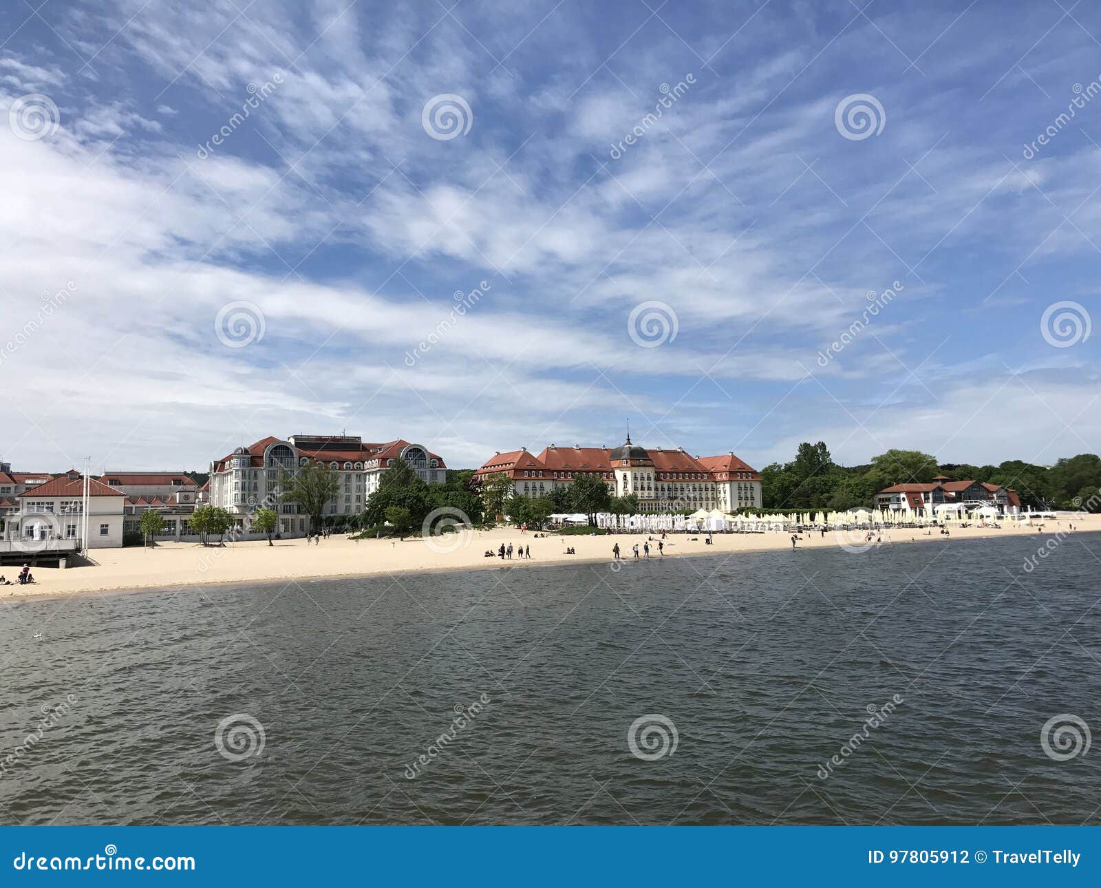Sopot Strand stockfoto. Bild von meer, europa, leute - 97805912