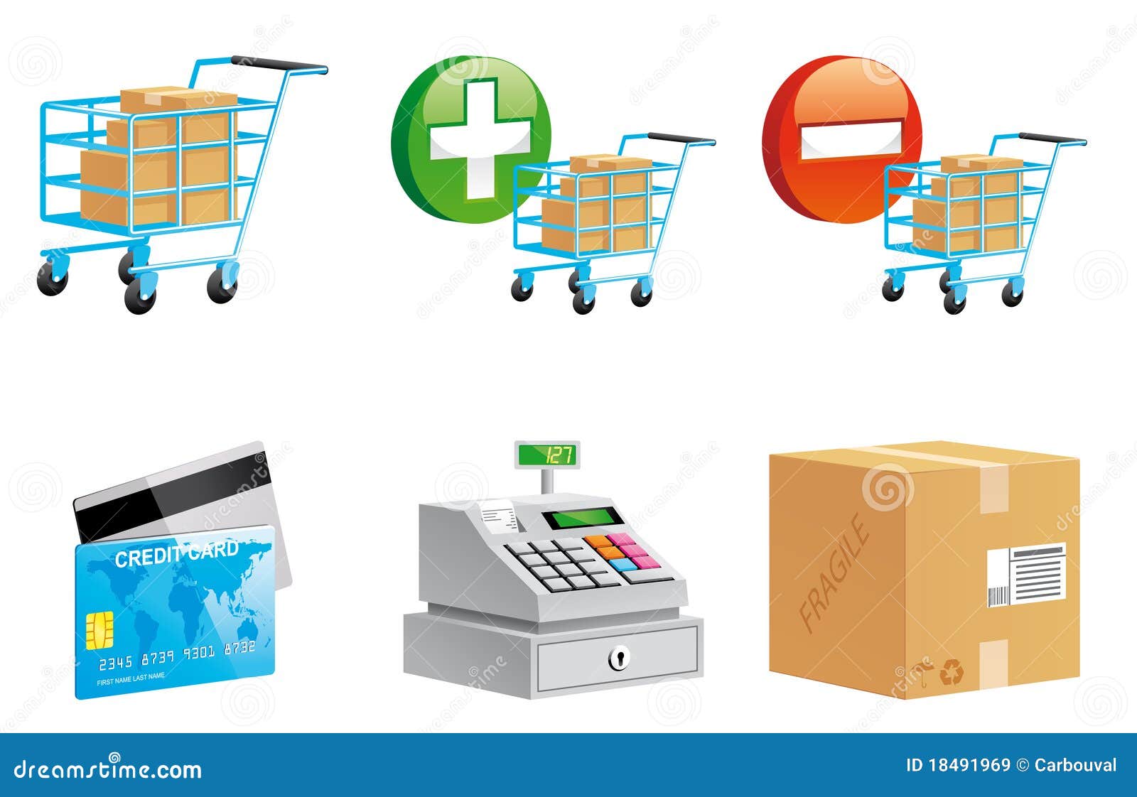 Sopping Online Icons Stock Illustrations – 2 Sopping Online Icons Stock ...