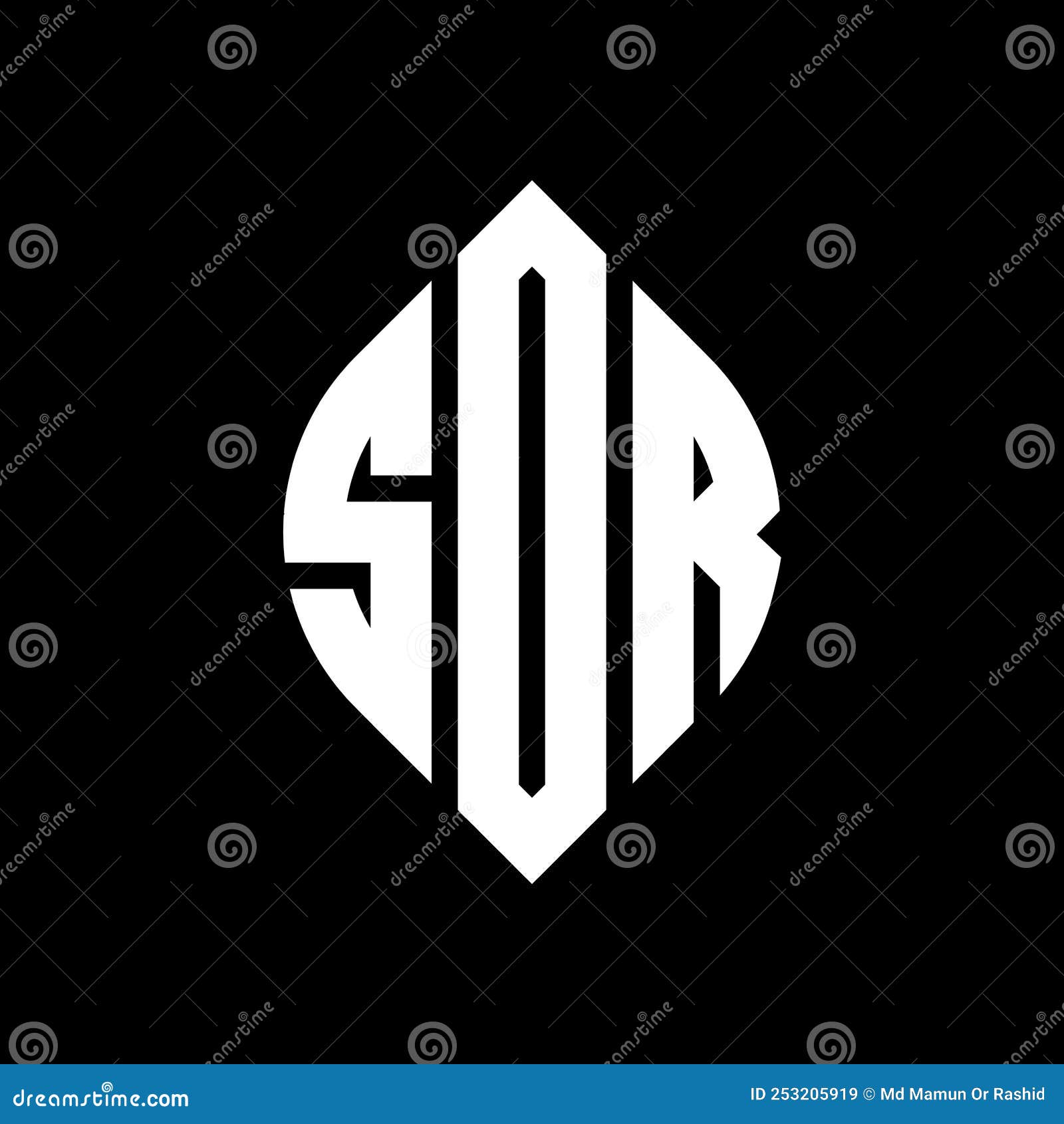 SOR Circle Letter Logo Design with Circle and Ellipse Shape. SOR ...