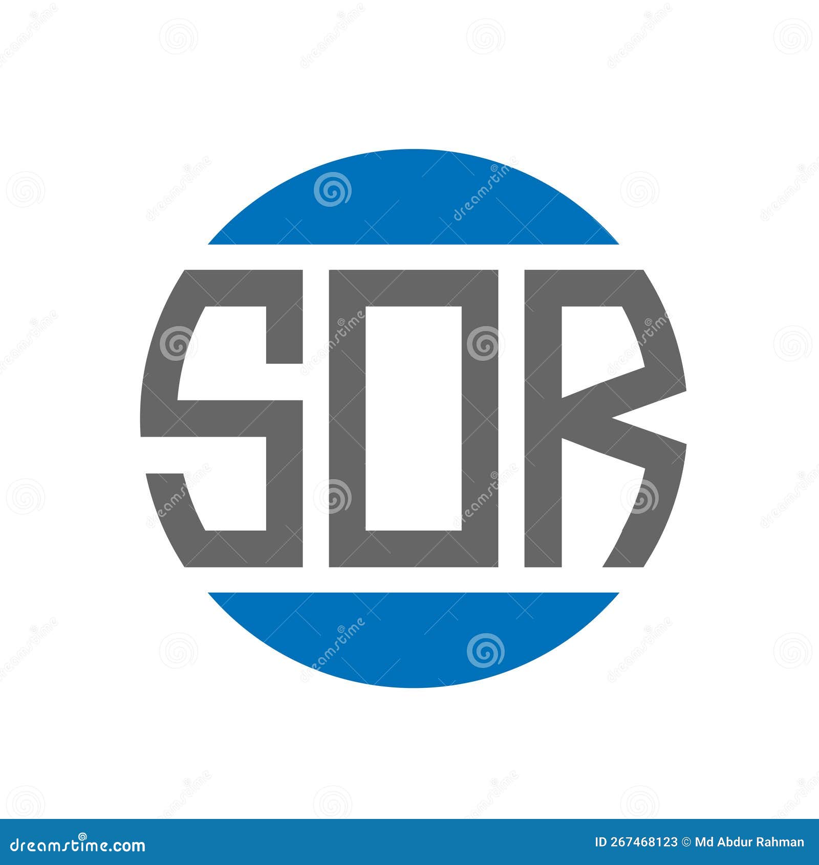 SOR Letter Logo Design On White Background. SOR Creative Initials ...