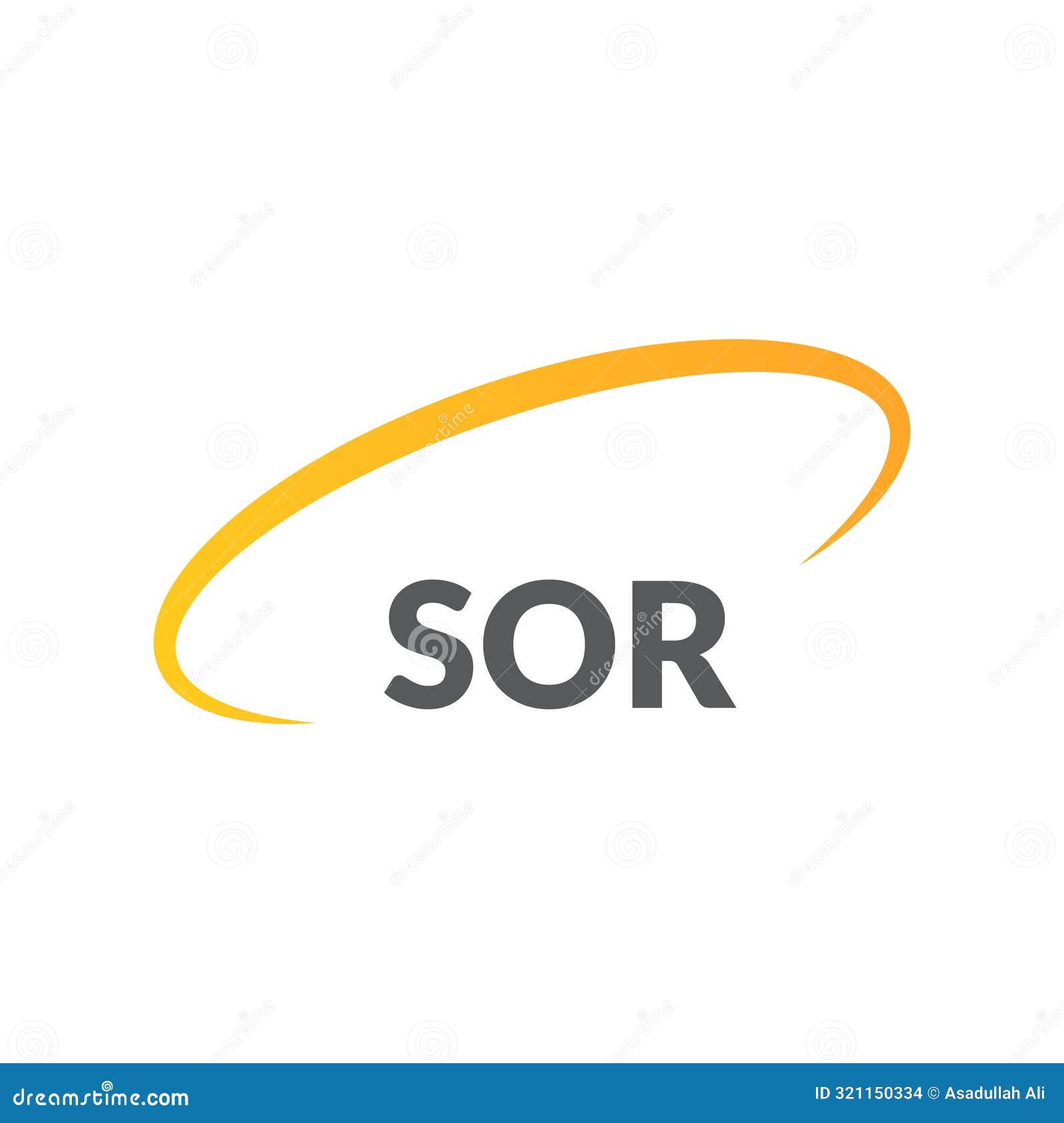 SOR Letter Logo Design on White Background. Creative Modern SOR Letter ...