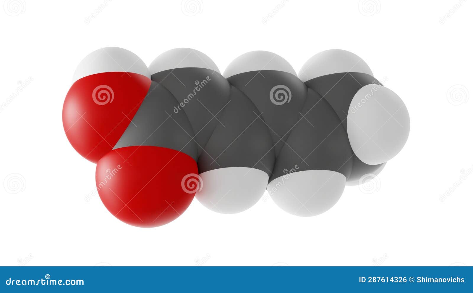 Sorbic Acid Molecule, Food Preservative E200 Molecular Structure ...