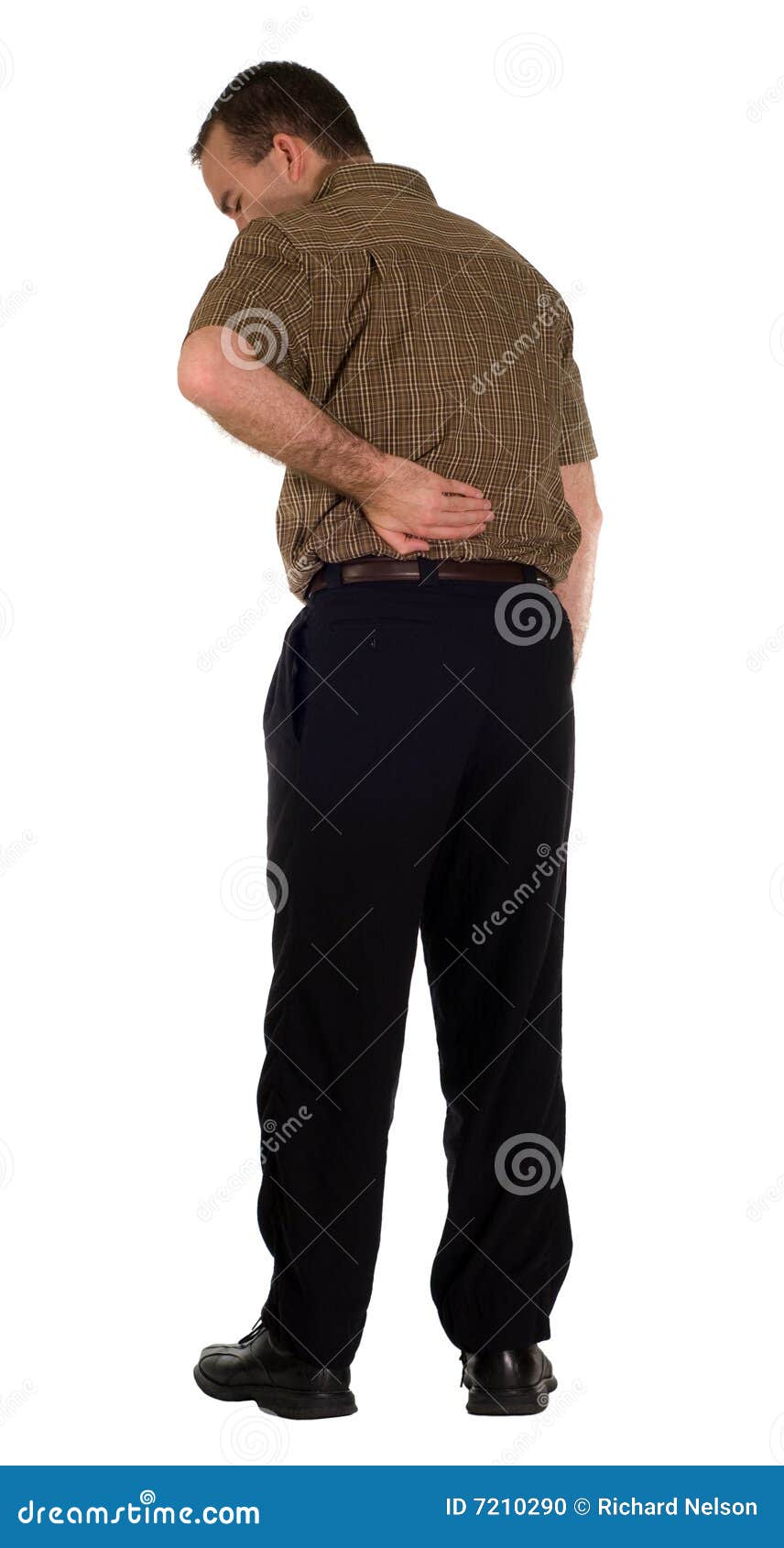 Sore Back stock photo. Image of caucasian, male, health - 7210290