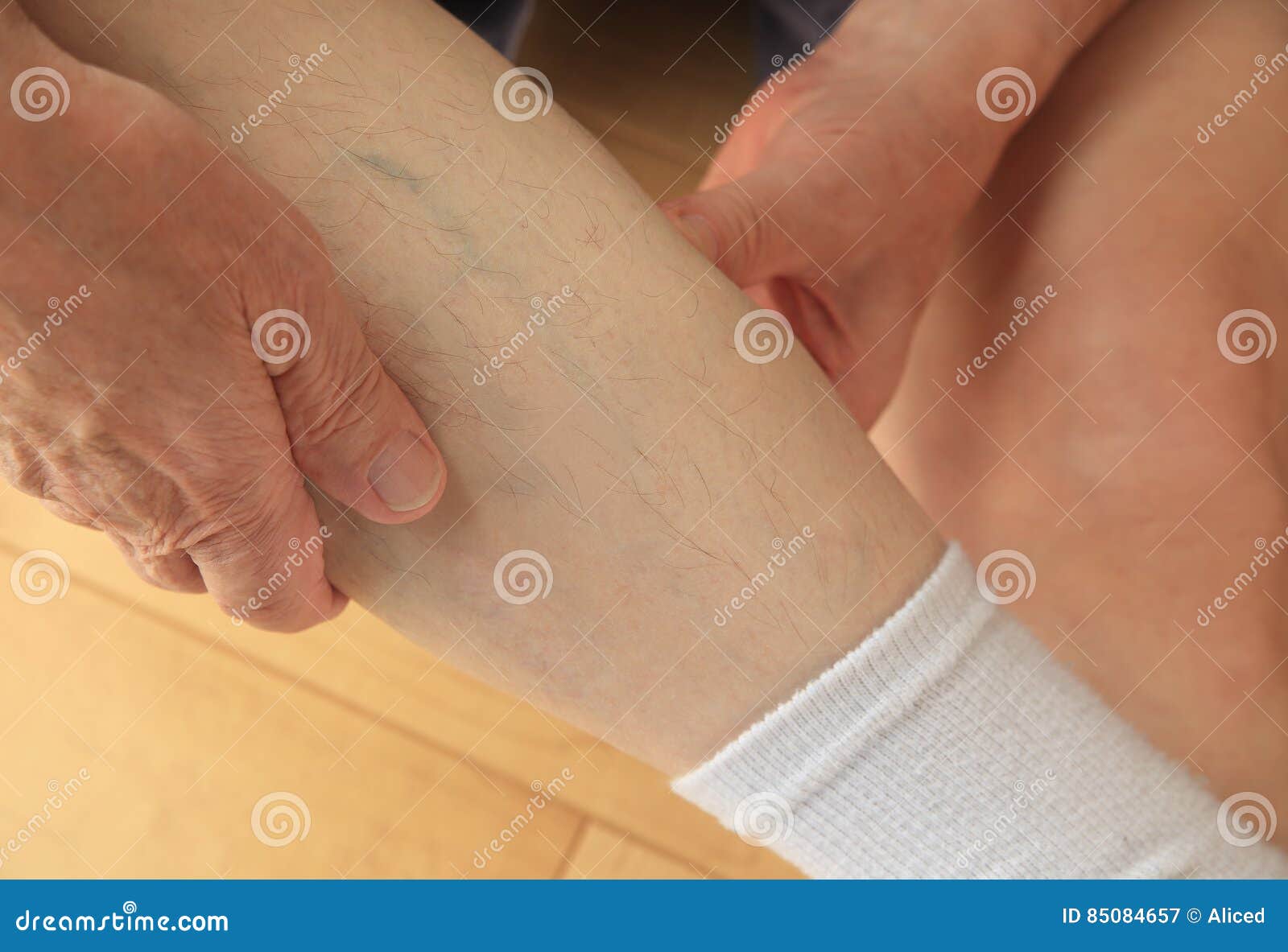 Sore Calf Muscle on Older Man Stock Image - Image of pulled, person ...