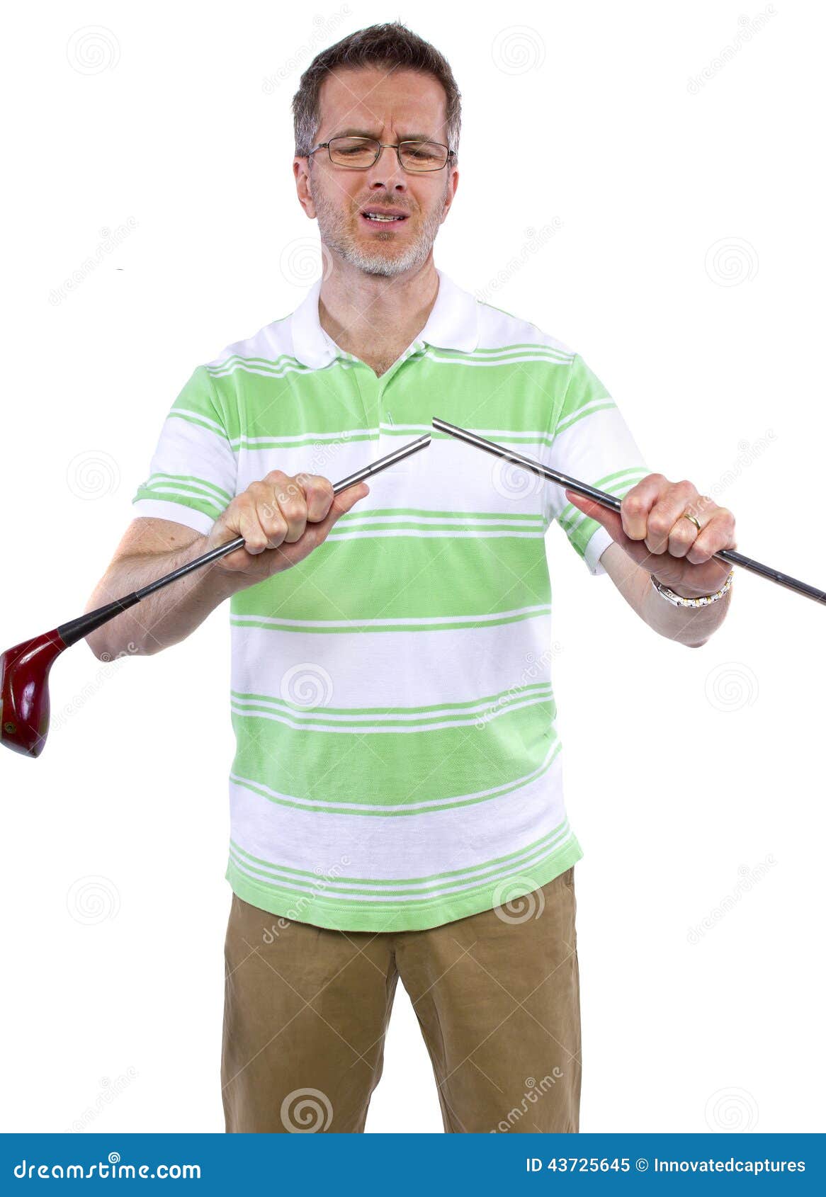 Sore Loser stock image. Image of anger, frustrated, golfing - 43725645