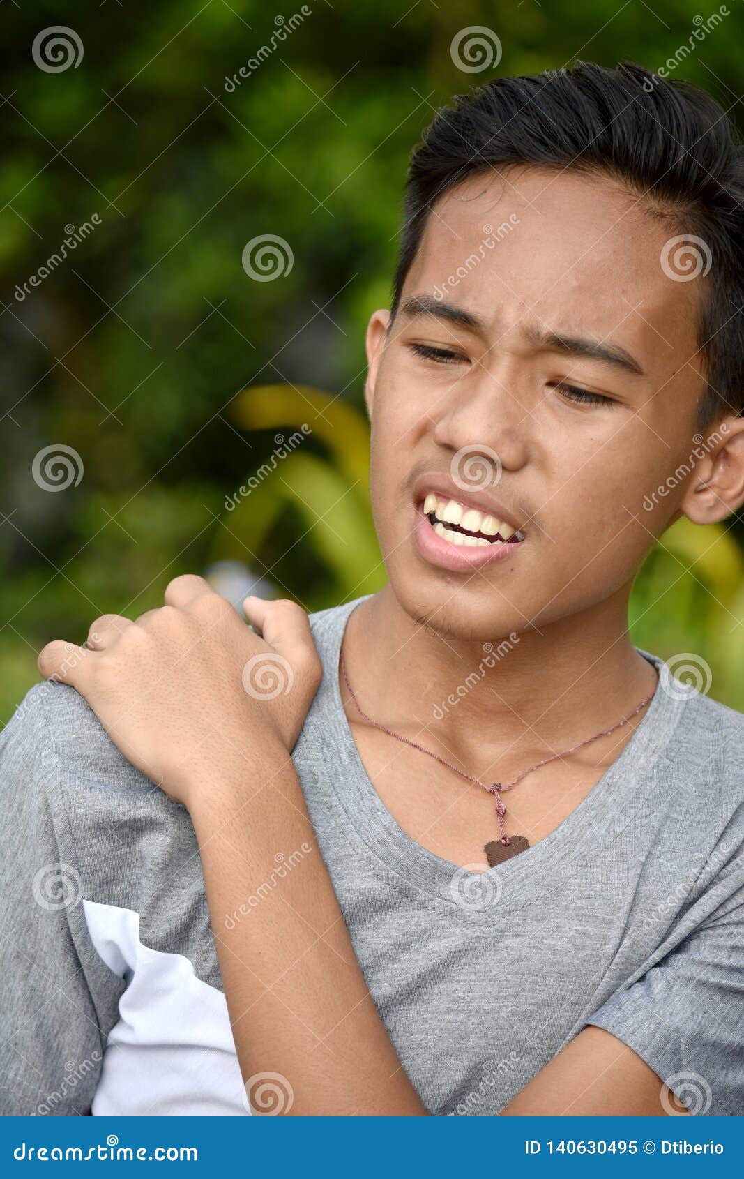 A Sore Teenage Male stock image. Image of teenager, young - 140630495