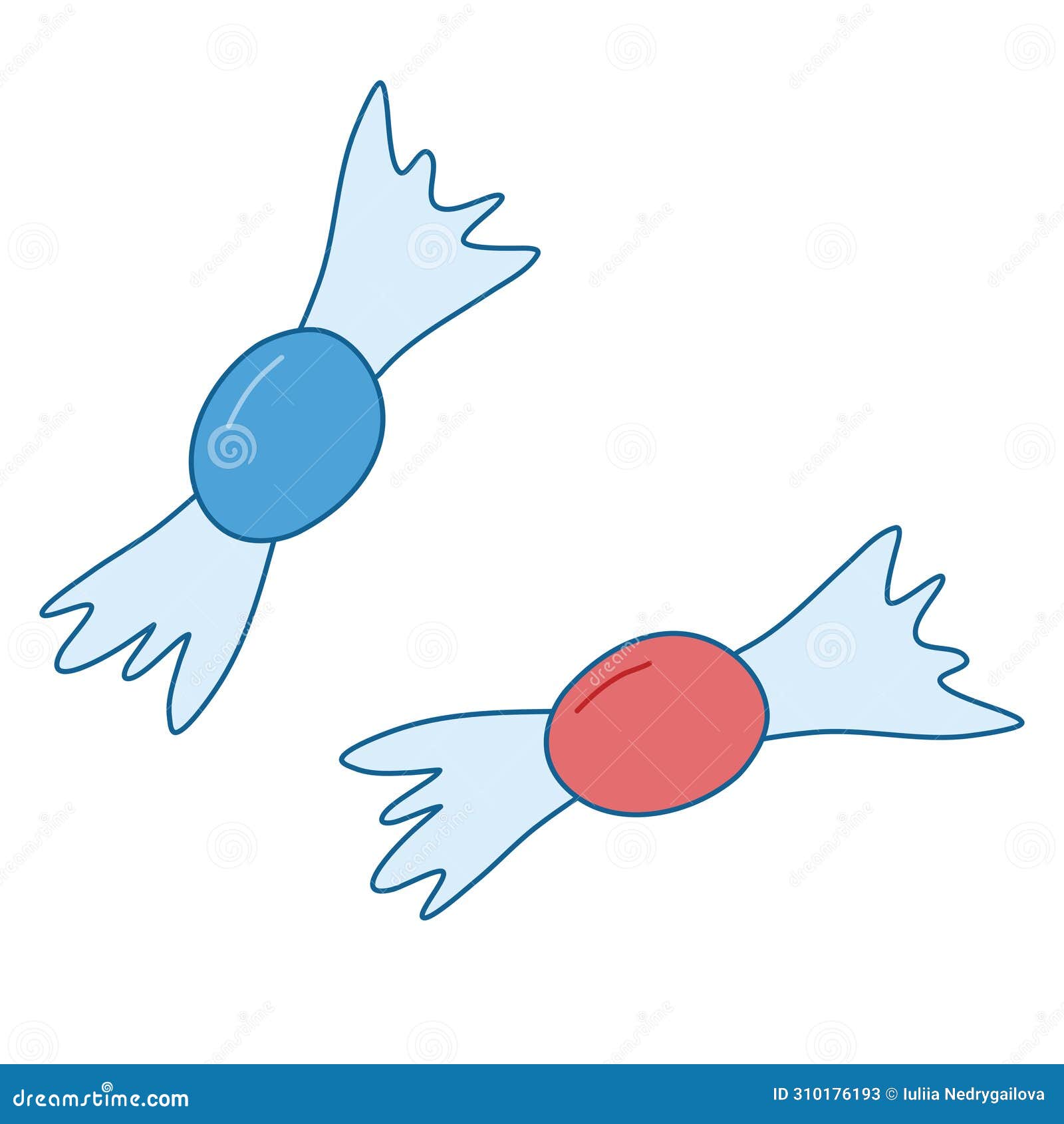 Sore Throat Candy or Lozenges, Cold and Flu Medication Element, Vector ...