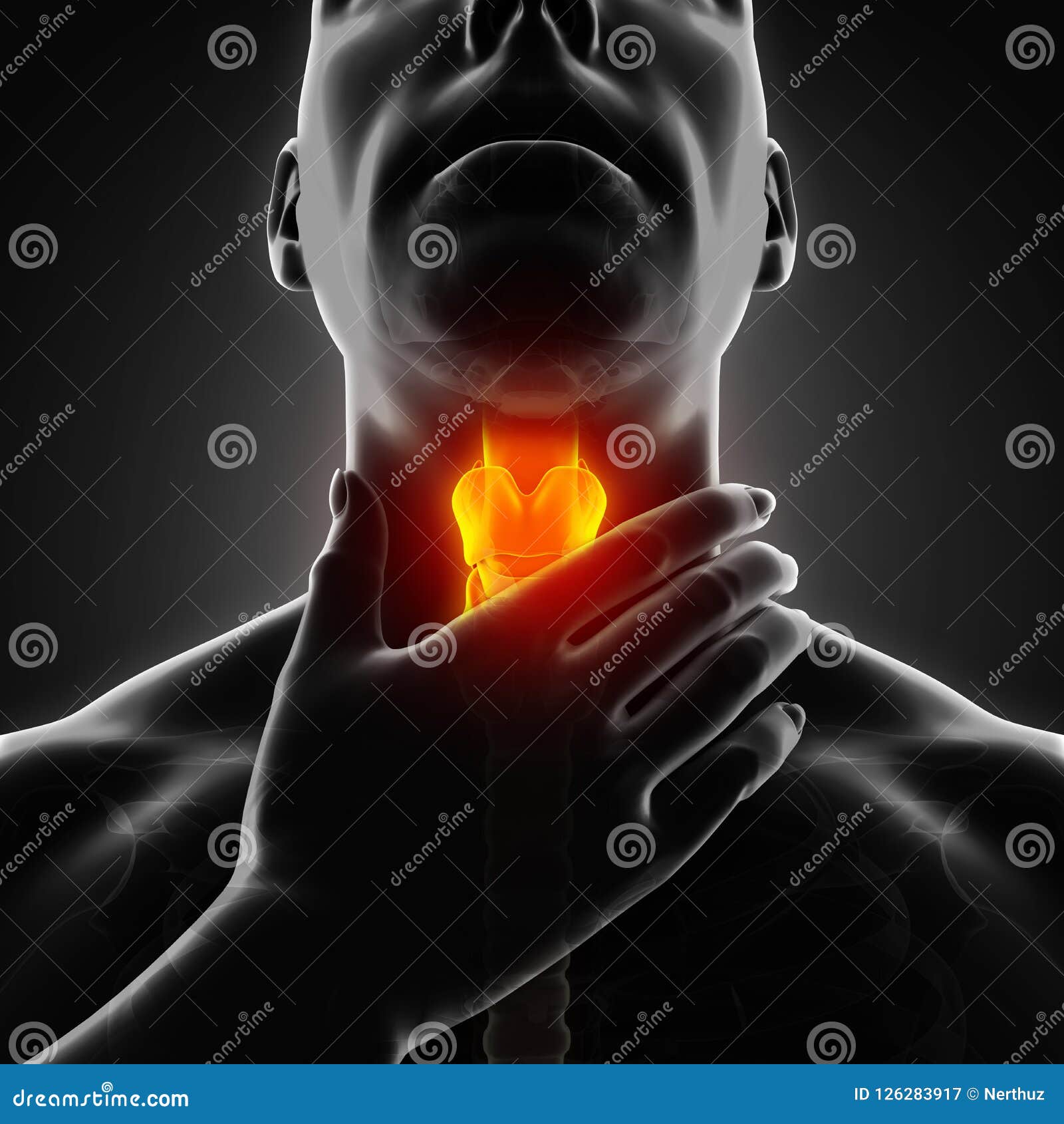 Sore Throat Illustration stock illustration. Illustration of redness ...