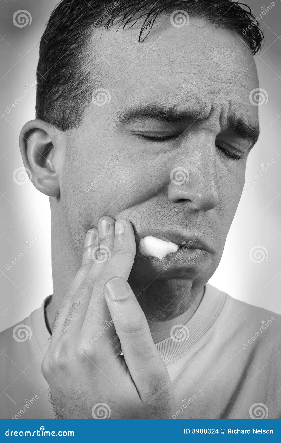 Sore Tooth stock photo. Image of mouth, casual, colorless - 8900324