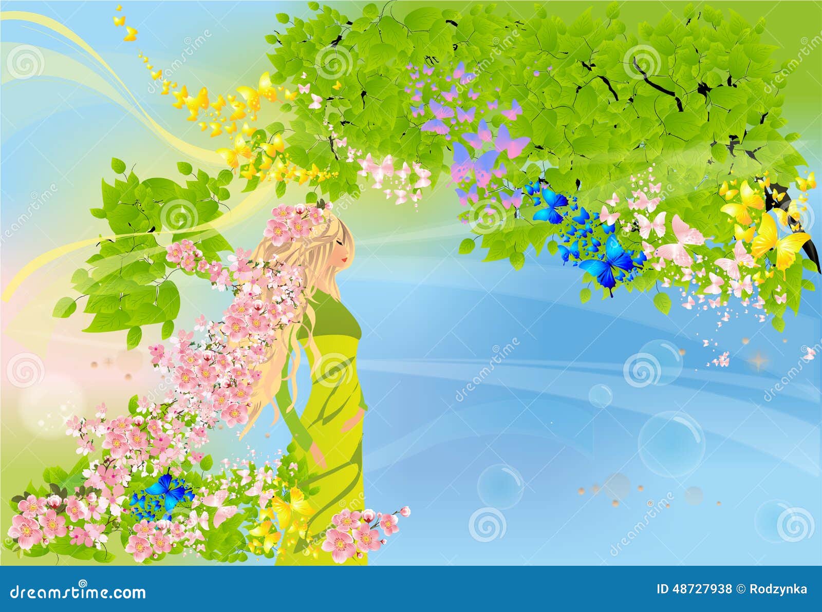 Sorgente illustrazione di stock. Illustrazione di fiore - 48727938