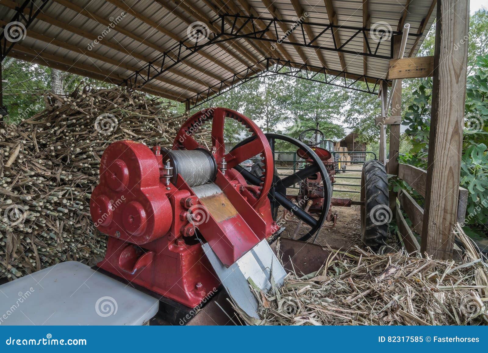 Sorghum Cane Mill. stock image. Image of juice, extractor - 82317585