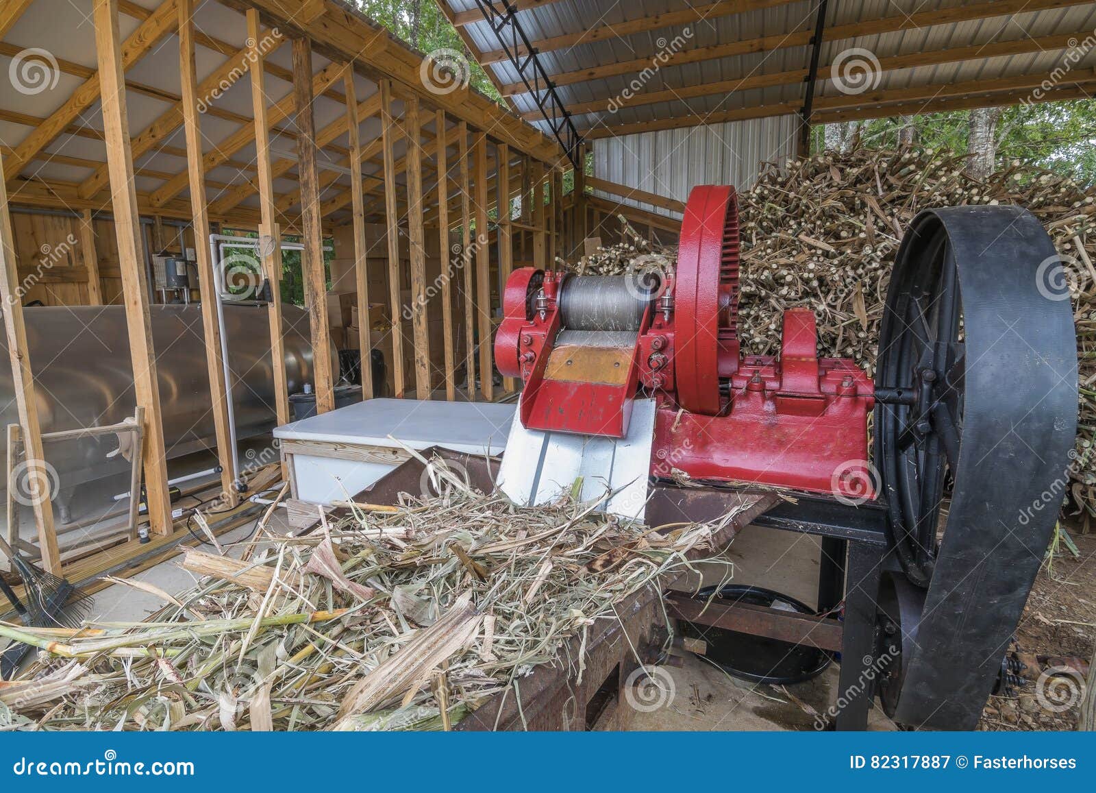 Sorghum Cane Mill. stock image. Image of making, juice - 82317887