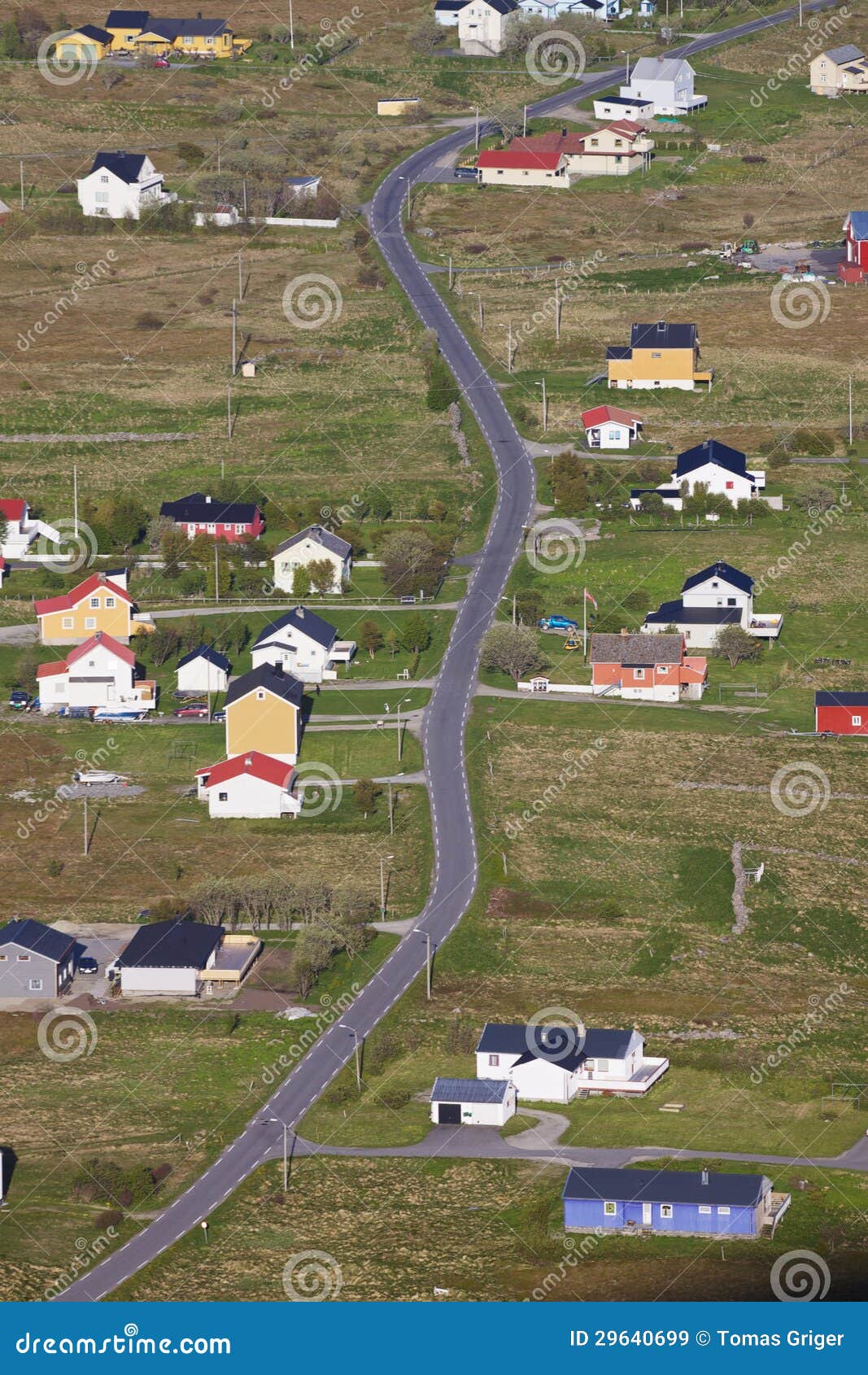 Sorland image stock. Image of village, maisons, scandinavie - 29640699