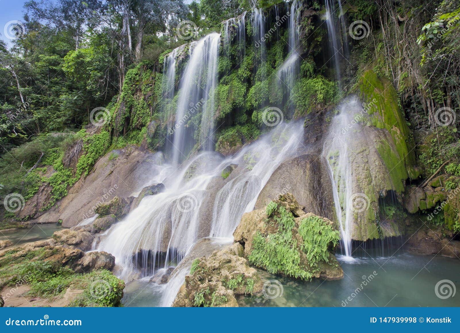 Soroa Waterfall, Pinar Del Rio, Cuba Stock Photo - Image of caribbean ...