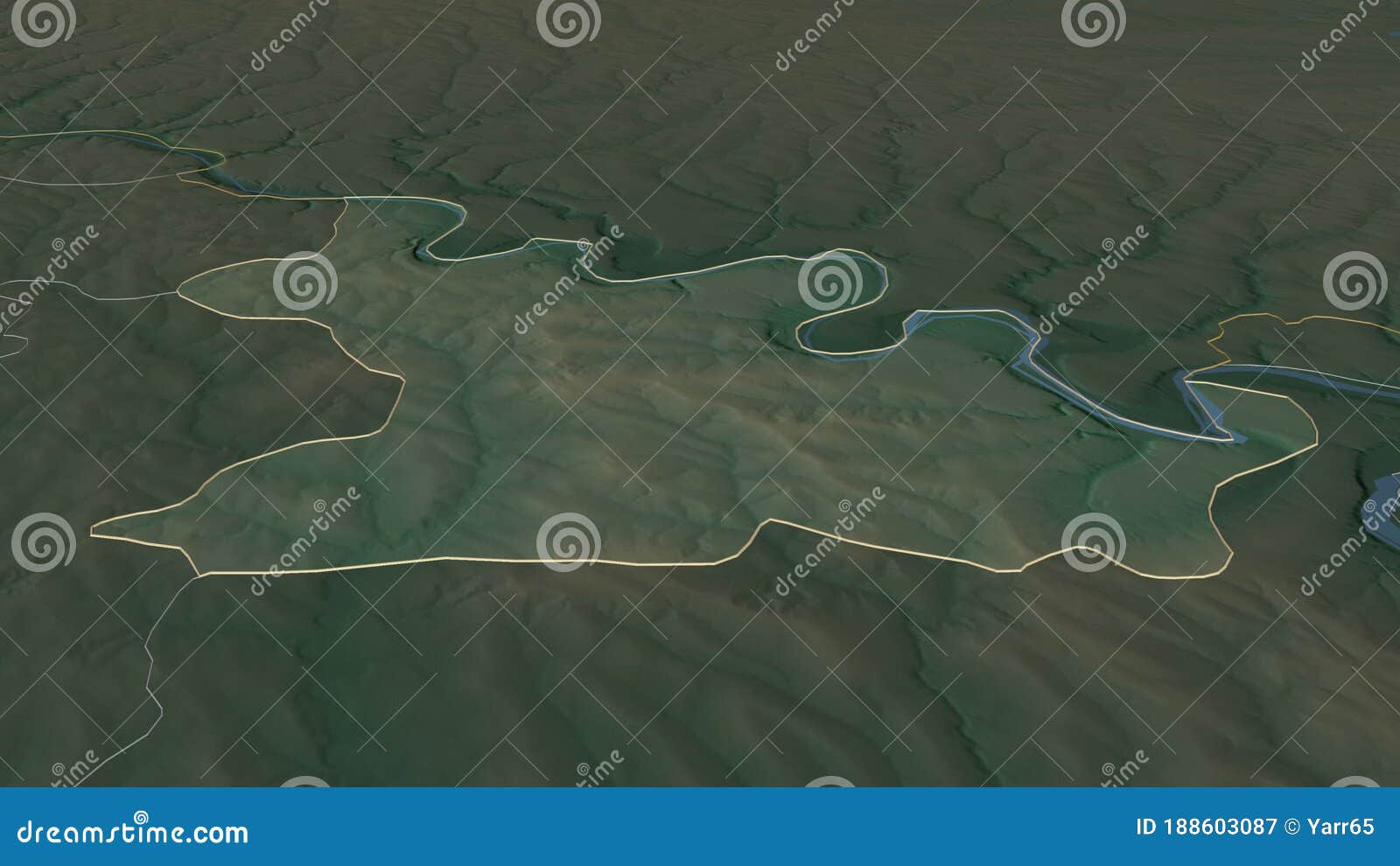 Soroca, Moldova - Outlined. Relief Stock Illustration - Illustration of ...