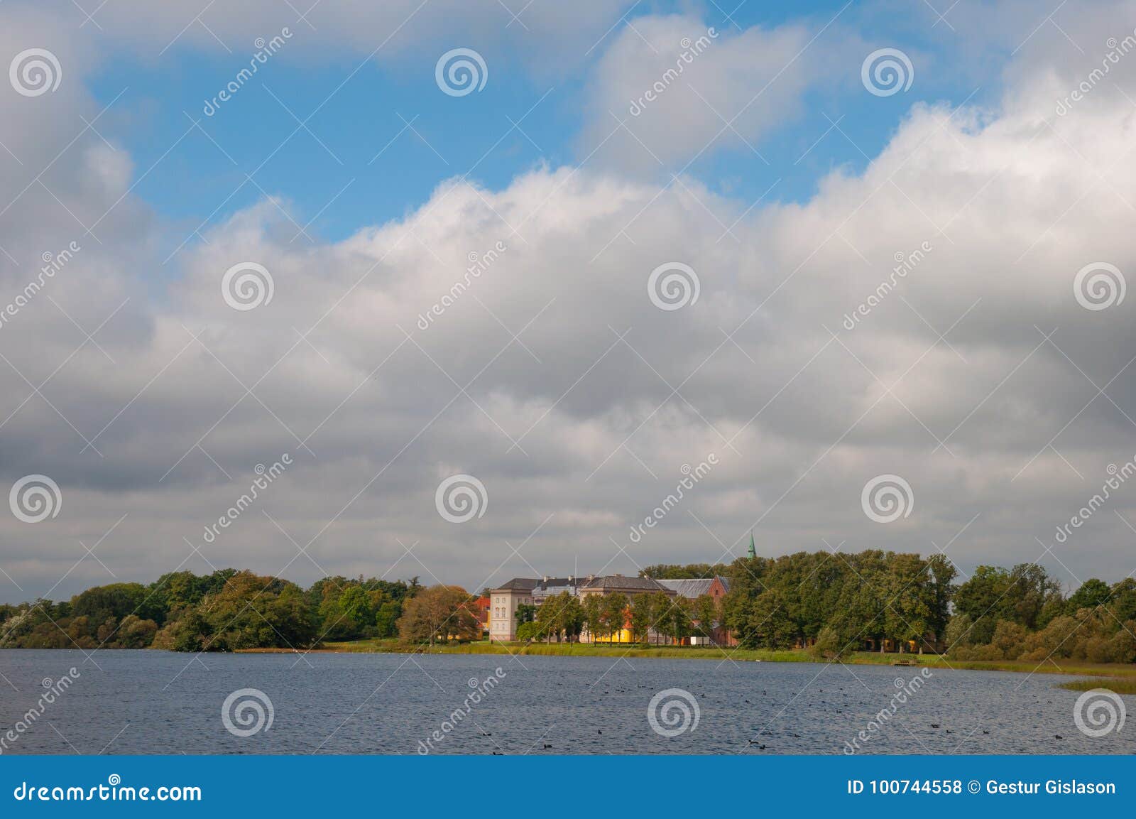 Soroe lake in Denmark stock photo. Image of outdoor - 100744558