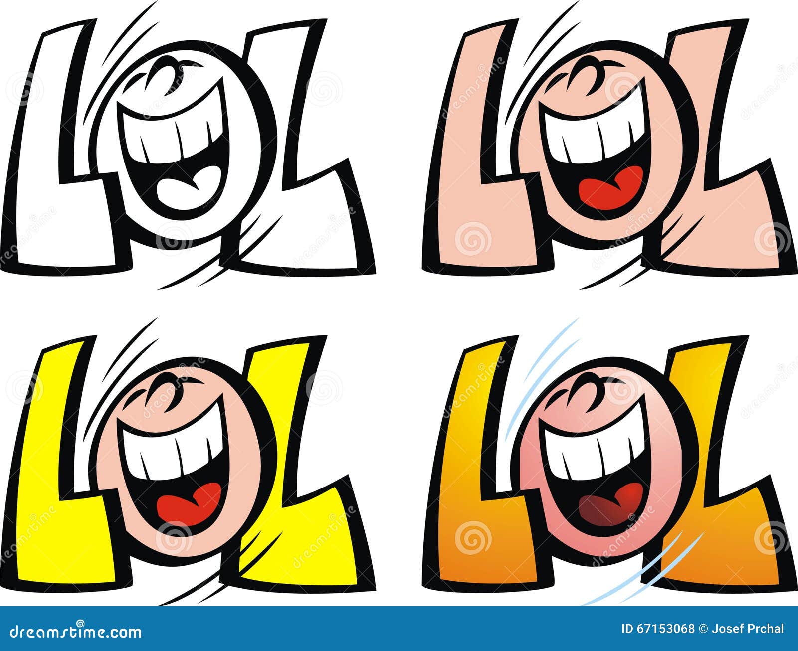 Sorriso novo do lol ilustração stock. Ilustração de cartoon - 67153068