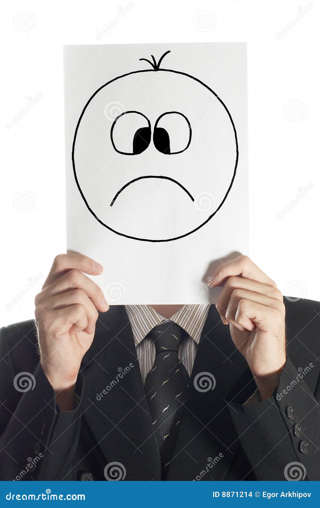 Sorriso triste foto de stock. Imagem de gracejo, olhos - 8871214