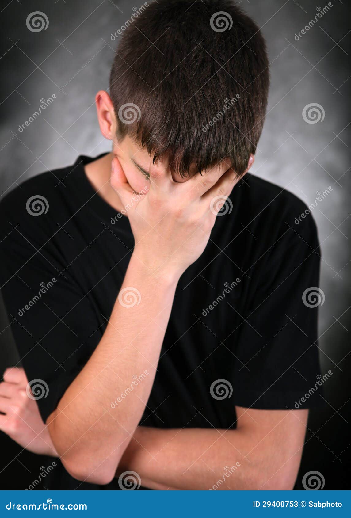 Sorrowful Young Man stock image. Image of closeup, confused - 29400753