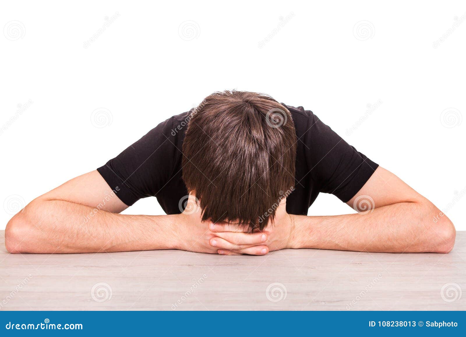 Sad Young Man stock image. Image of lonelyness, sorrowful - 108238013