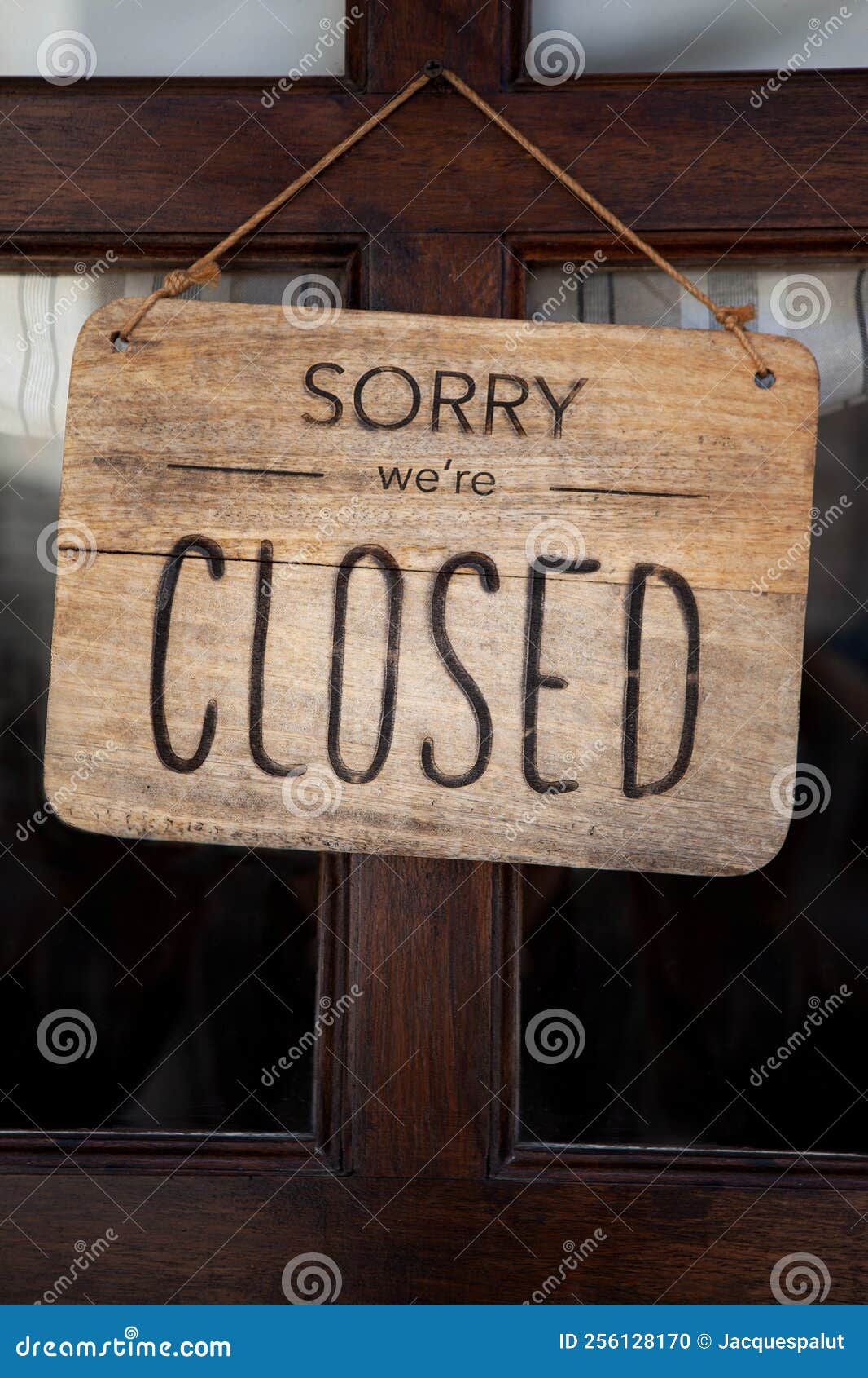 Sorry we are Closed at this Time Stock Photo - Image of closed, sign ...