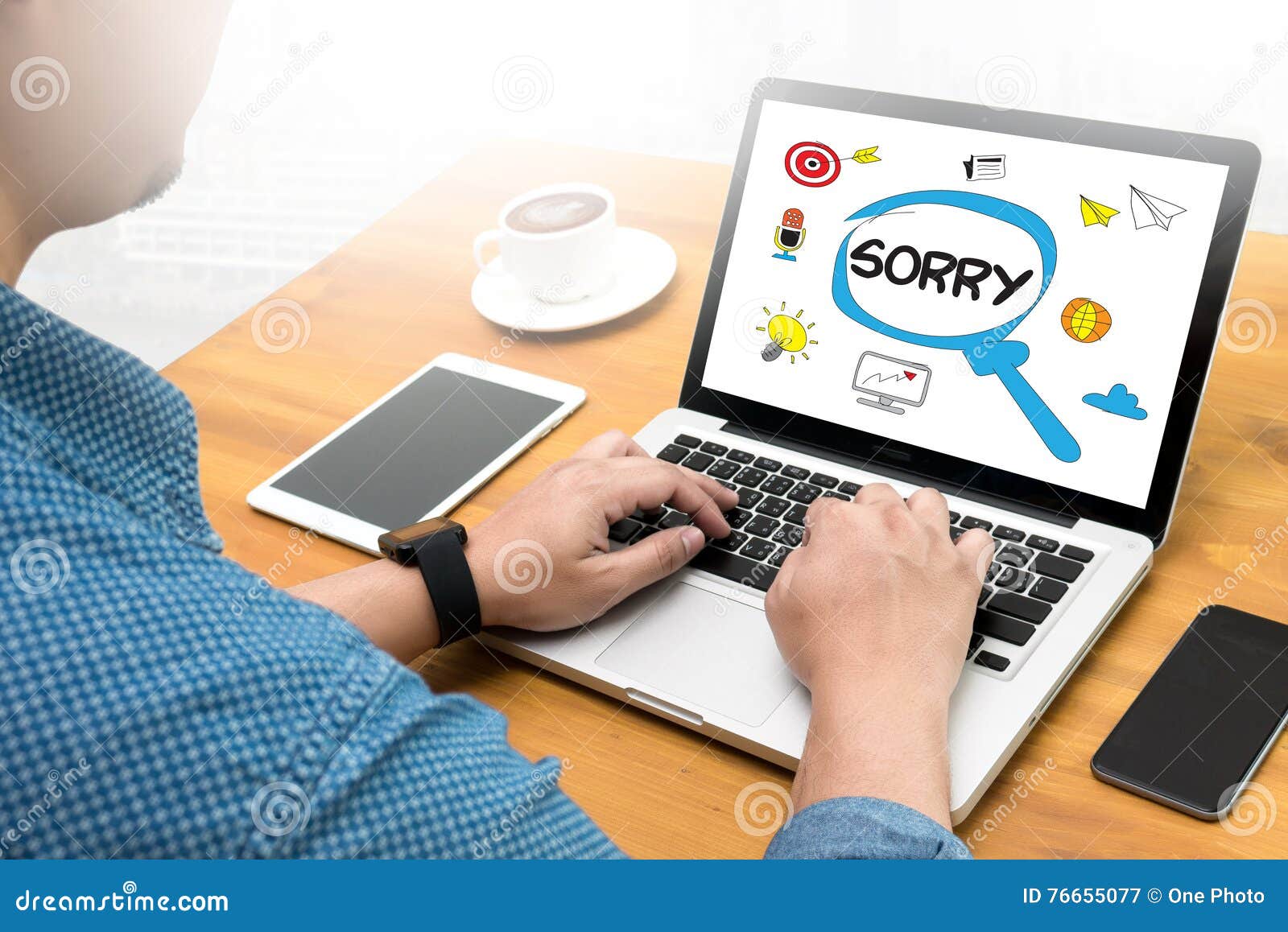 SORRY stock image. Image of message, expression, pardon - 76655077