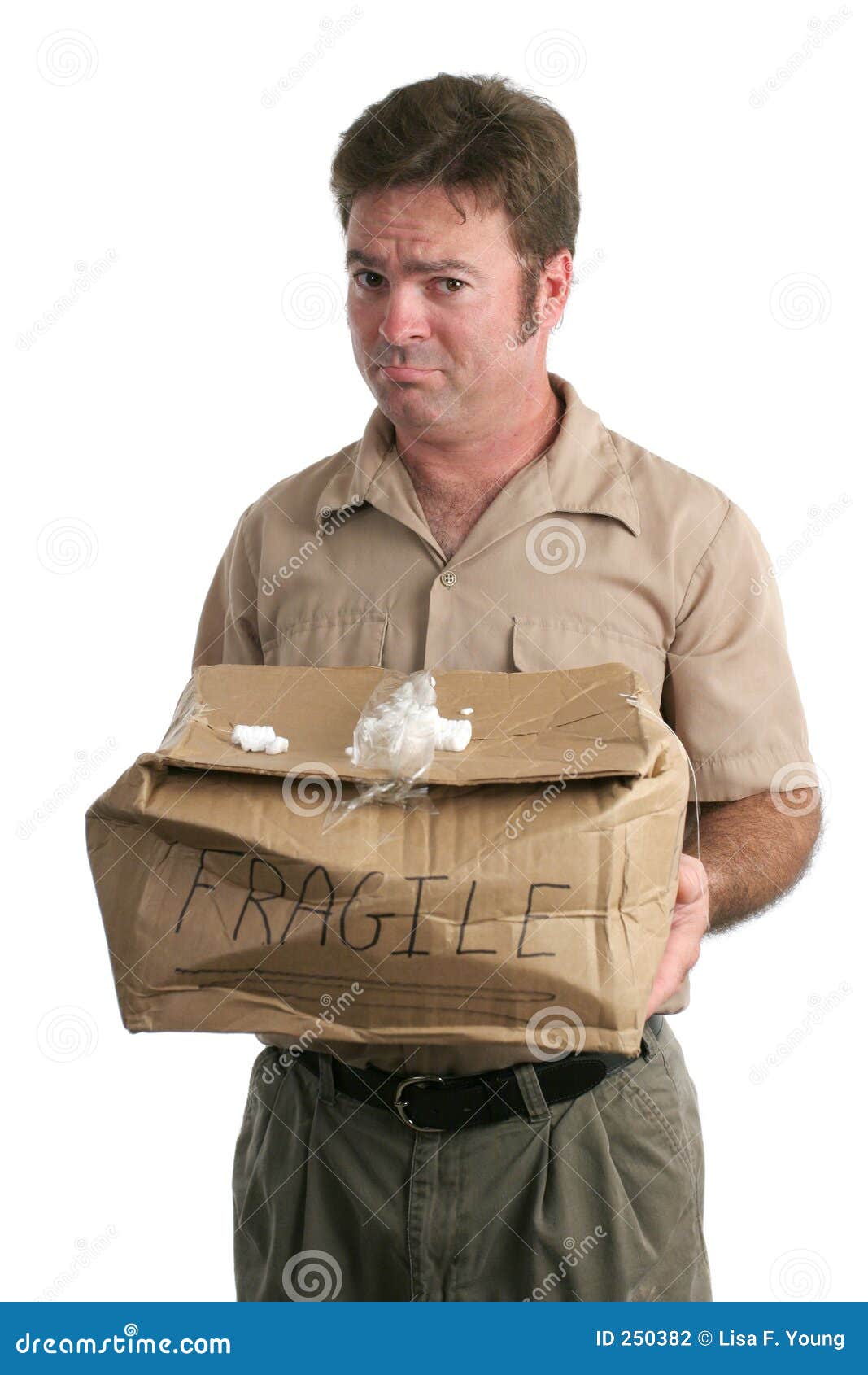 Sorry Delivery Man stock photo. Image of break, apologize - 250382