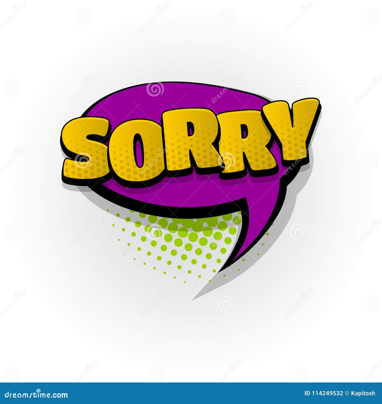 Sorry Comic Book Text Pop Art Stock Vector - Illustration of pattern ...