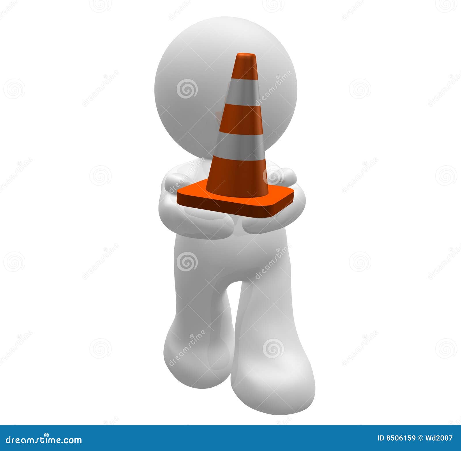Sorry we Re Under Construction Stock Illustration - Illustration of ...