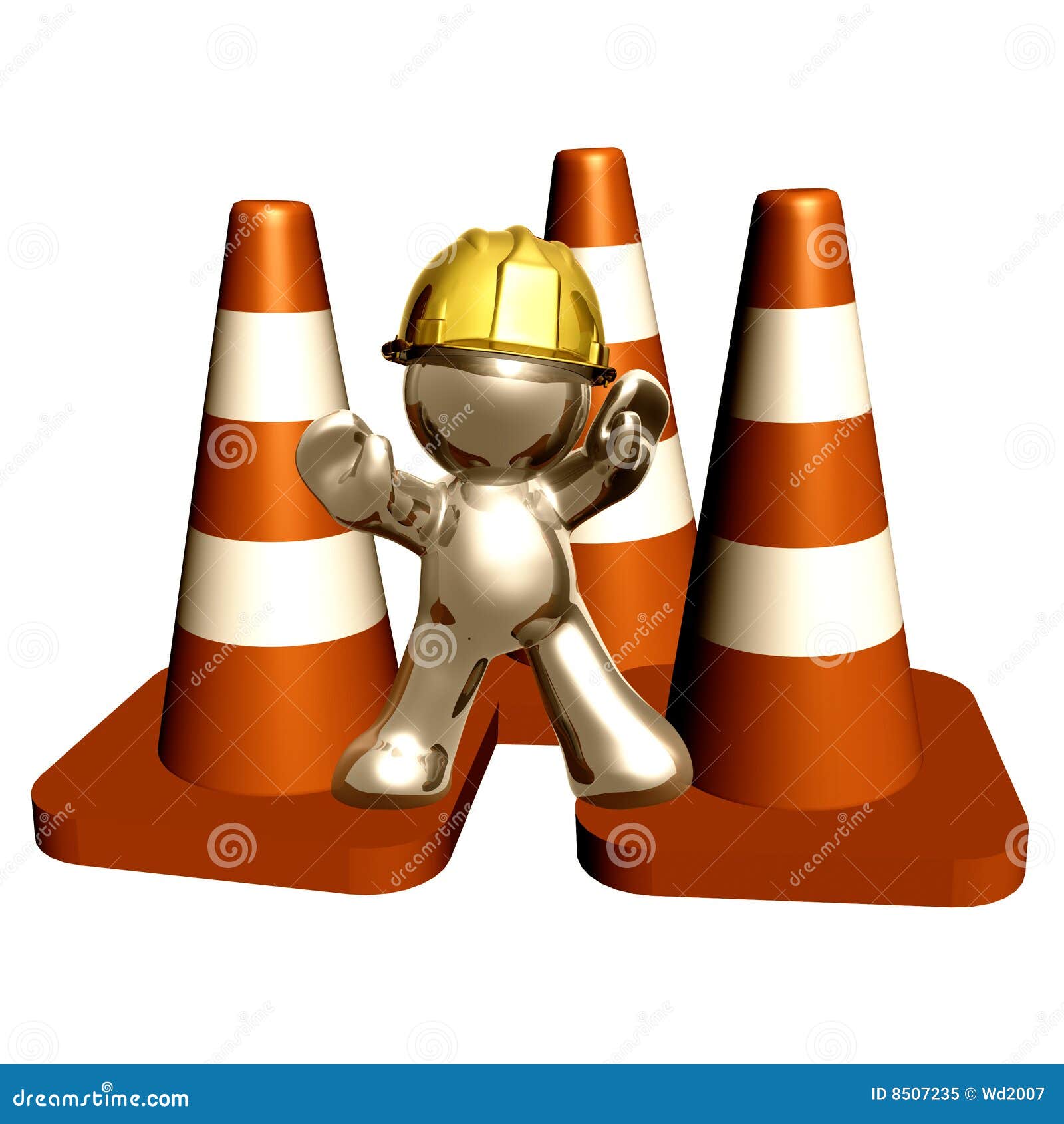Sorry we Re Under Construction Stock Illustration - Illustration of ...