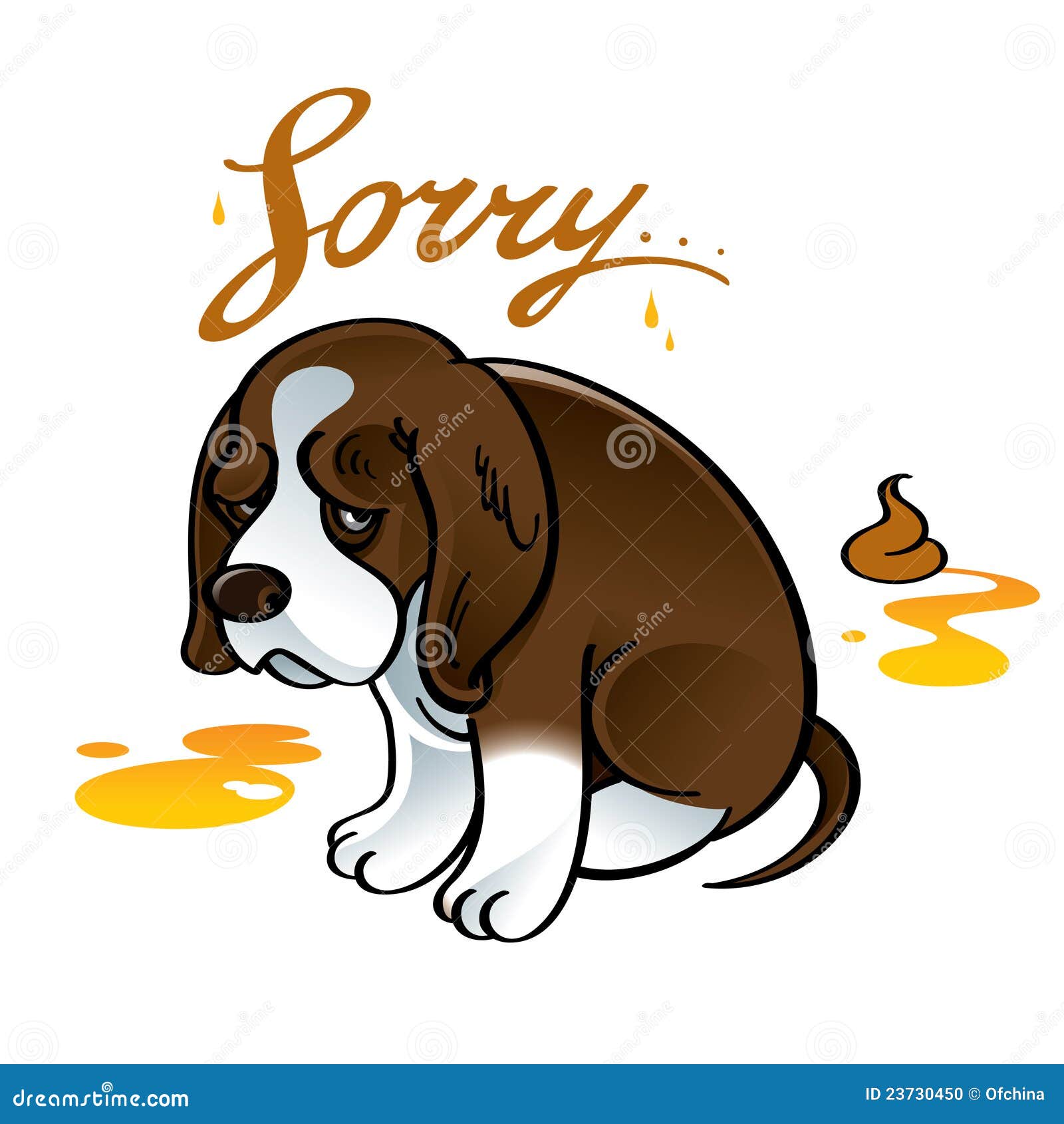 Sorry Sad Puppy Dog Stock Photo - Image: 23730450
