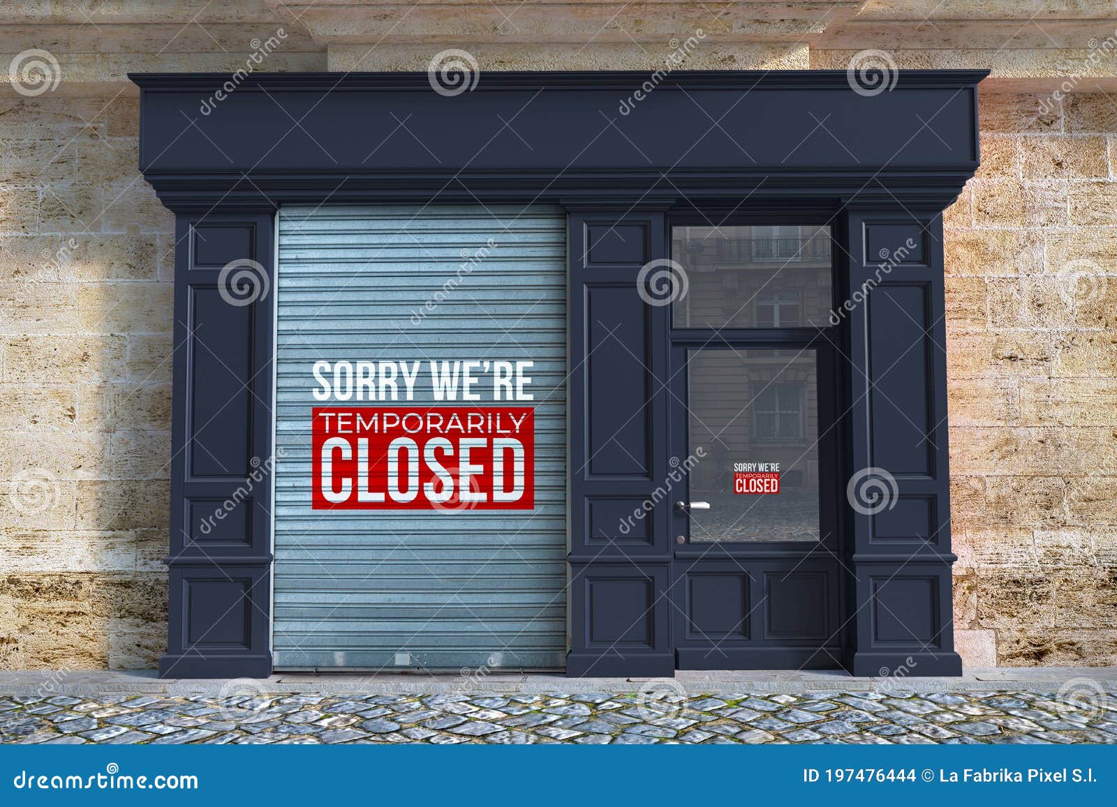 Temporarily Closed Sign | Poster Design For Restaurants, Bars And ...
