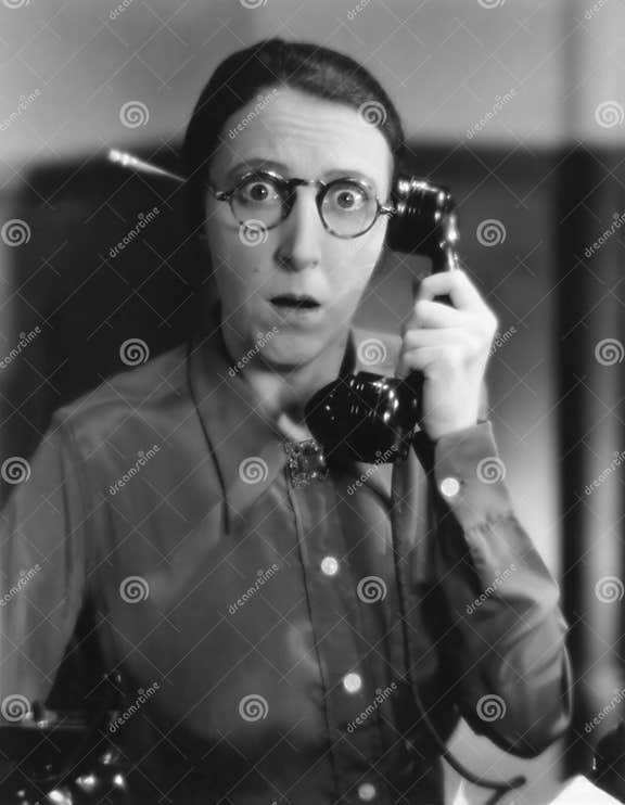 Sorry, wrong number stock photo. Image of caucasian, female - 52034098