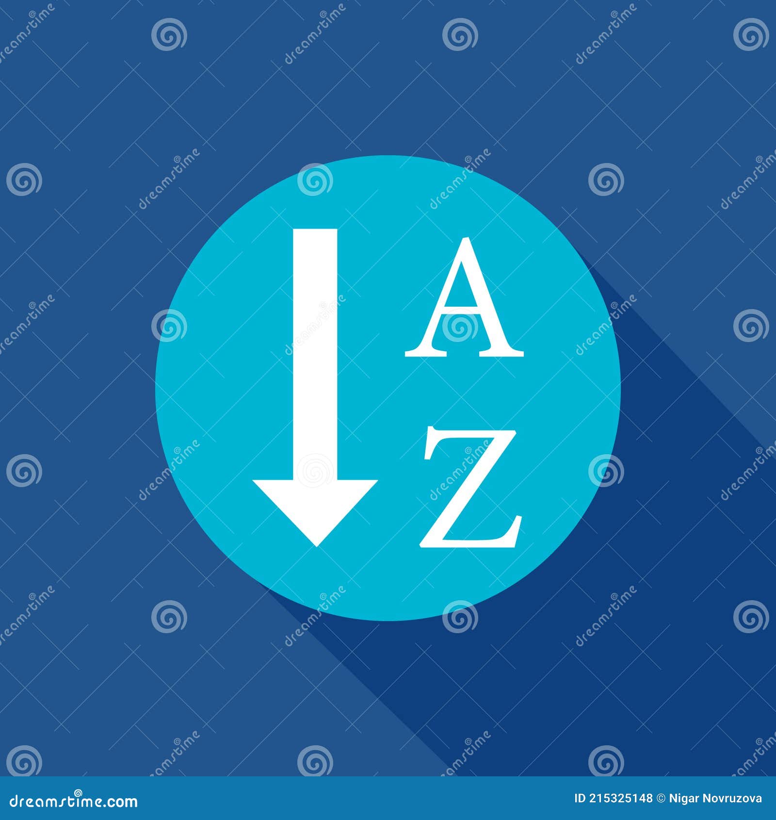 Sort by Alphabetic Vector Icon Symbol Stock Vector - Illustration of ...