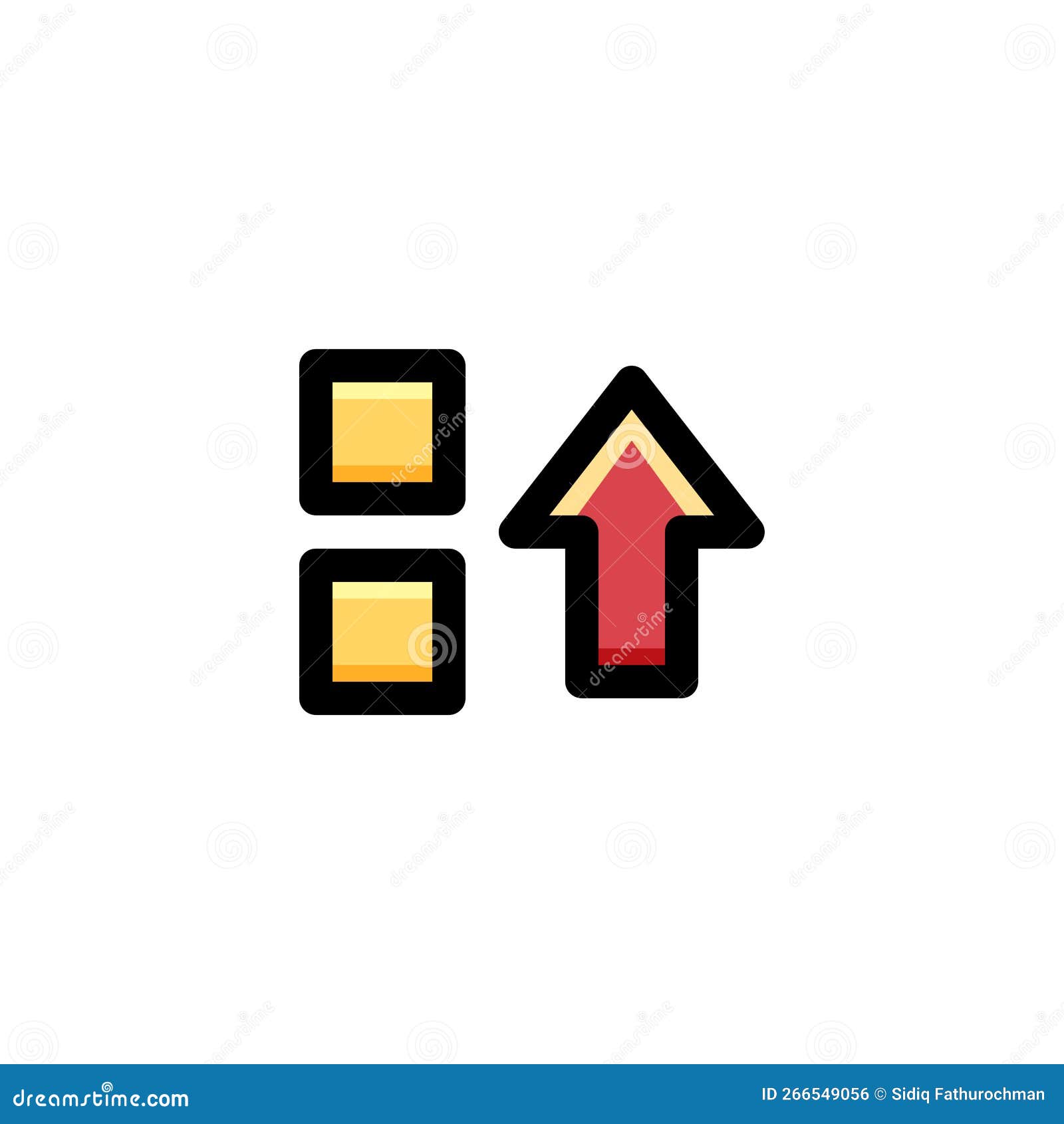 Sort Descending Icon stock vector. Illustration of arrange - 266549056