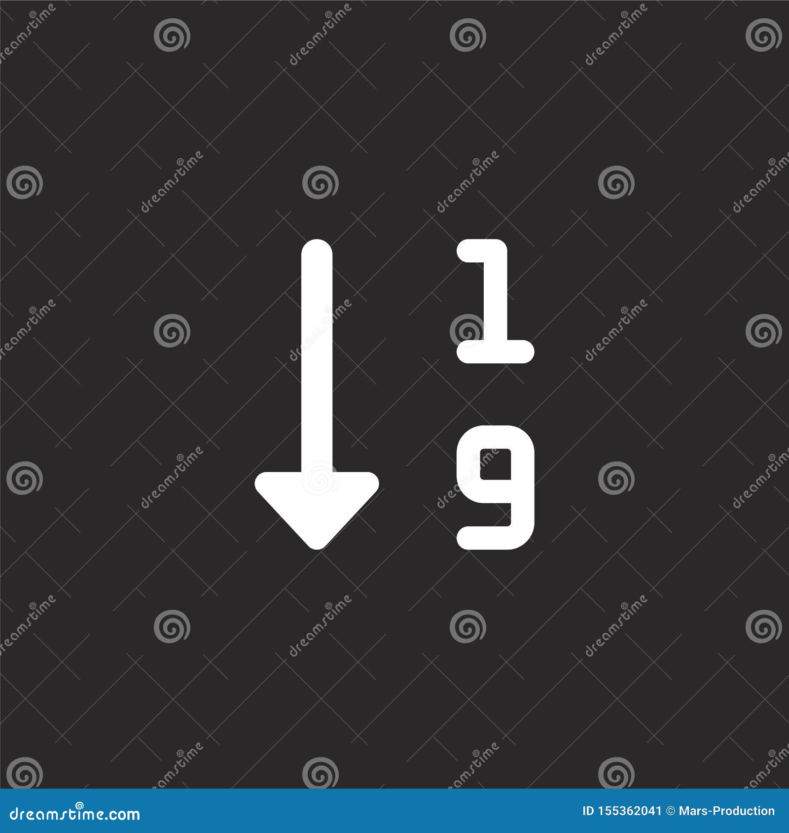 Sort Icon. Filled Sort Icon for Website Design and Mobile, App ...