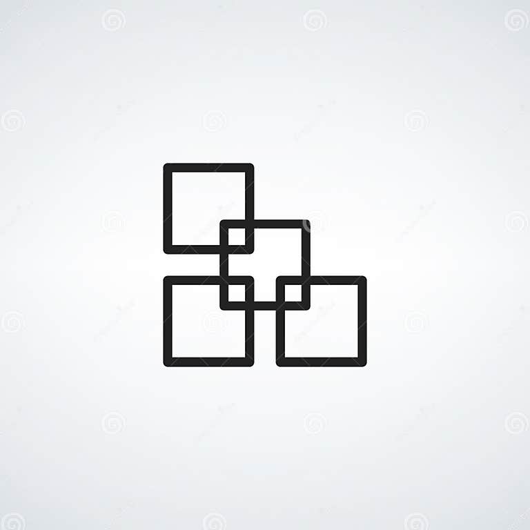 Sort Icon, Sorting Boxes Symbol Sorting Elements Linear Icon. Stock ...
