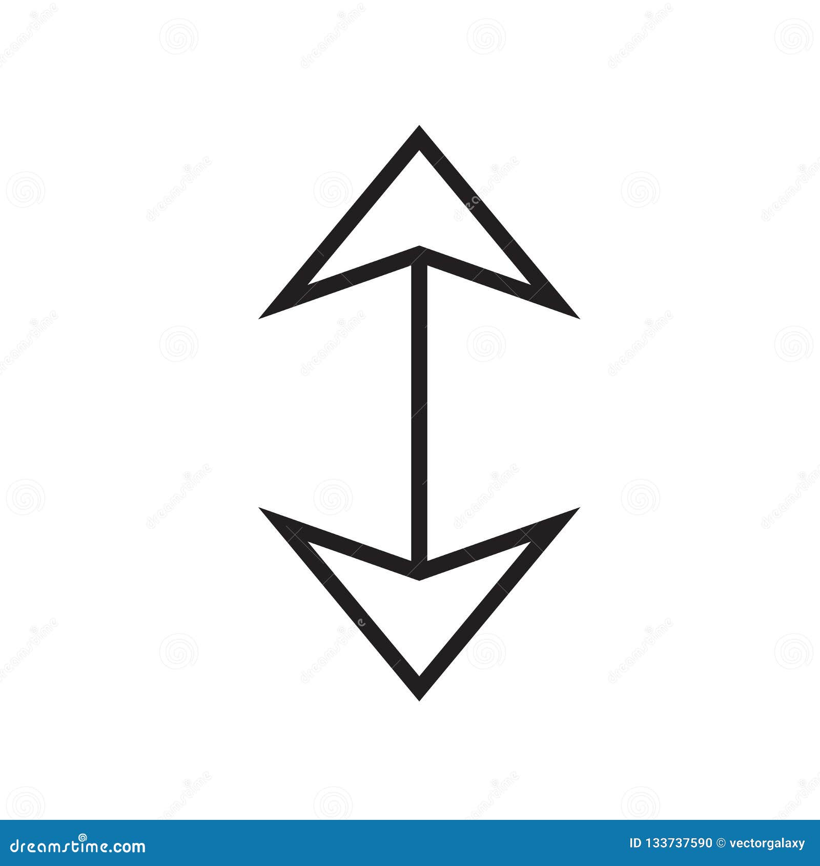 Sort Icon Vector Sign and Symbol Isolated on White Background, S Stock ...