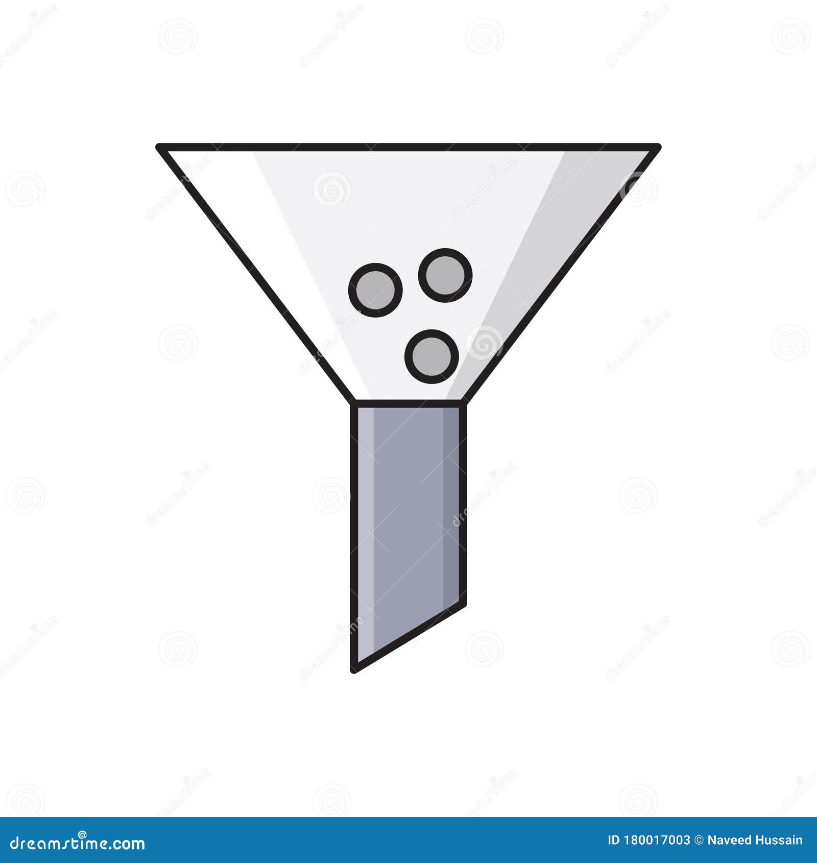 Sort Vector Flat Color Icon Stock Vector - Illustration of shape ...