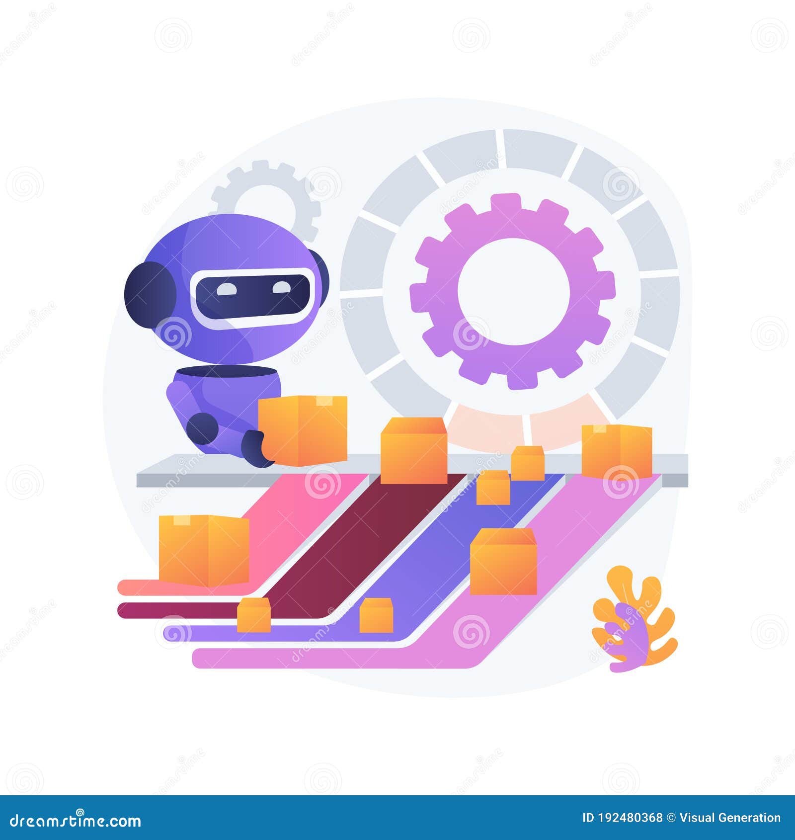 Sortation Systems Abstract Concept Vector Illustration. Stock Vector ...