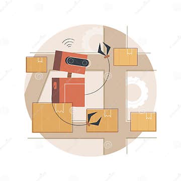 Sortation Systems Abstract Concept Vector Illustration. Stock Vector ...