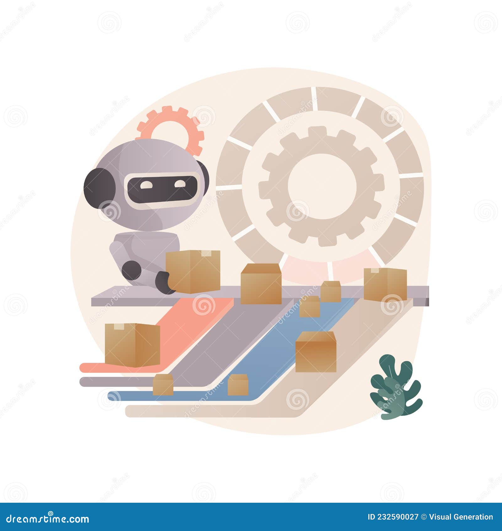 Sortation Systems Abstract Concept Vector Illustration. Stock Vector ...