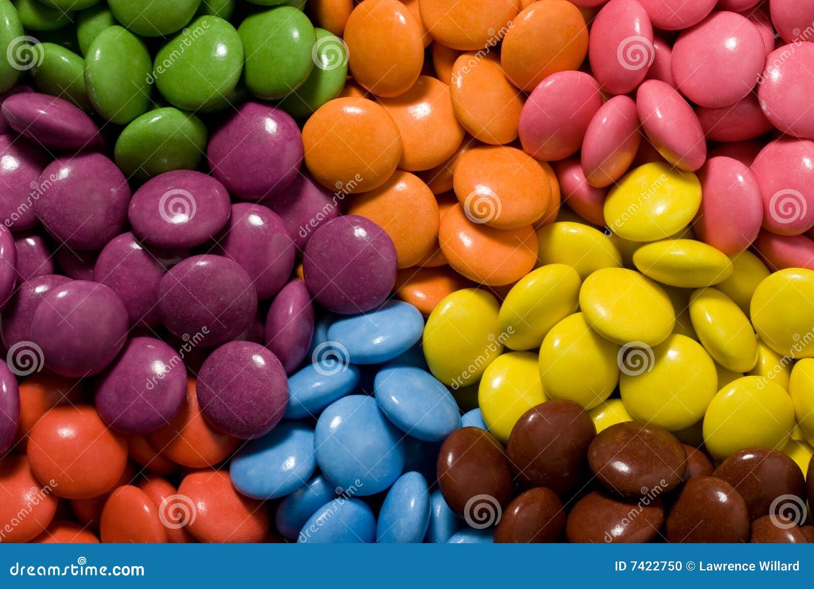 Sorted stock photo. Image of colors, smarties, sugar, candy - 7422750