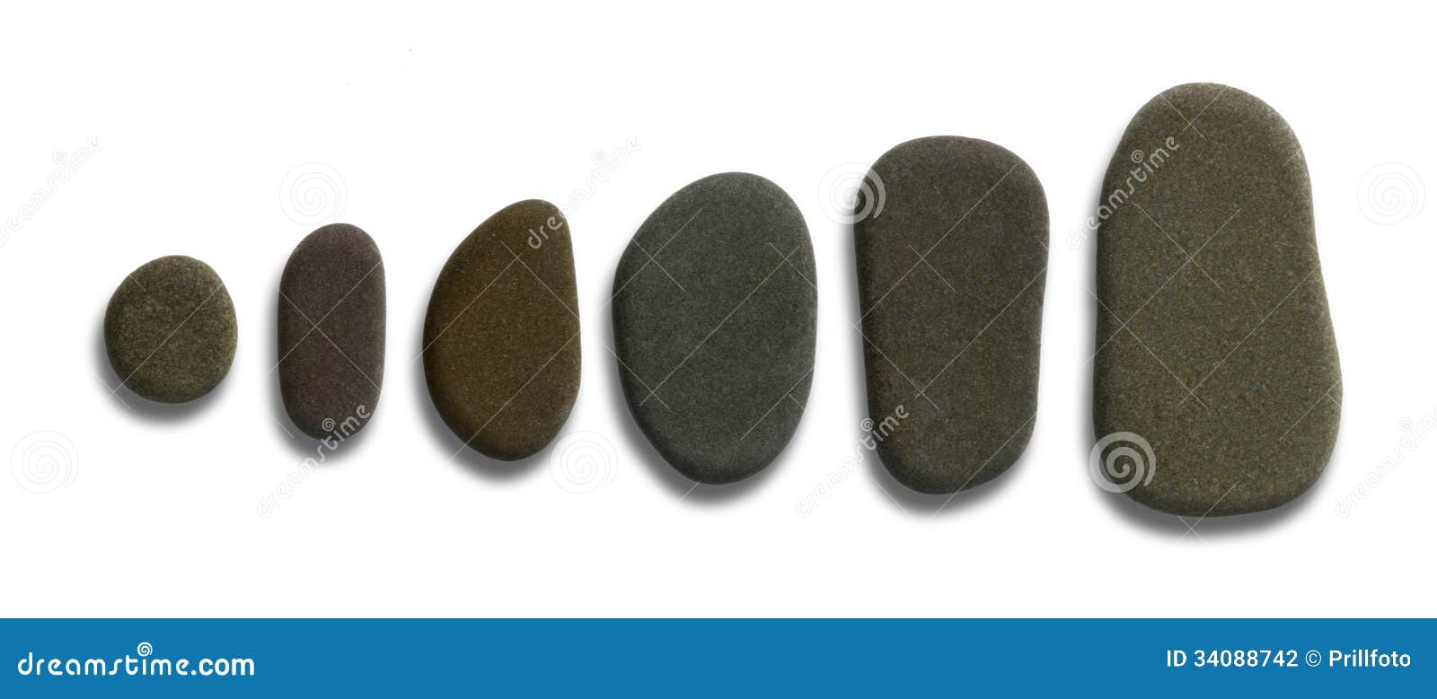 Sorted flat pebbles stock photo. Image of isolated, boulder - 34088742